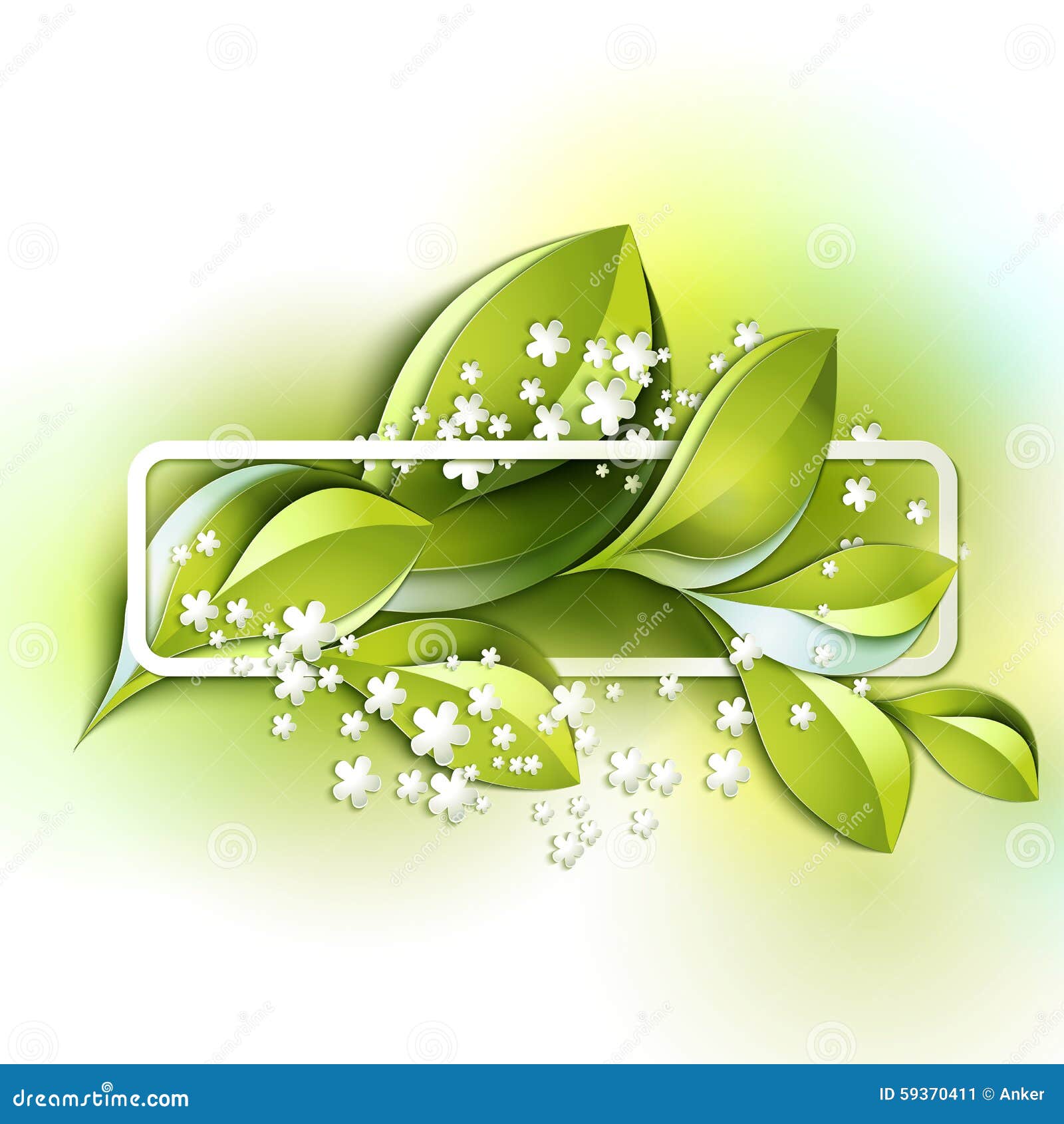 Colorful spring leaves stock vector. Illustration of golden - 59370411