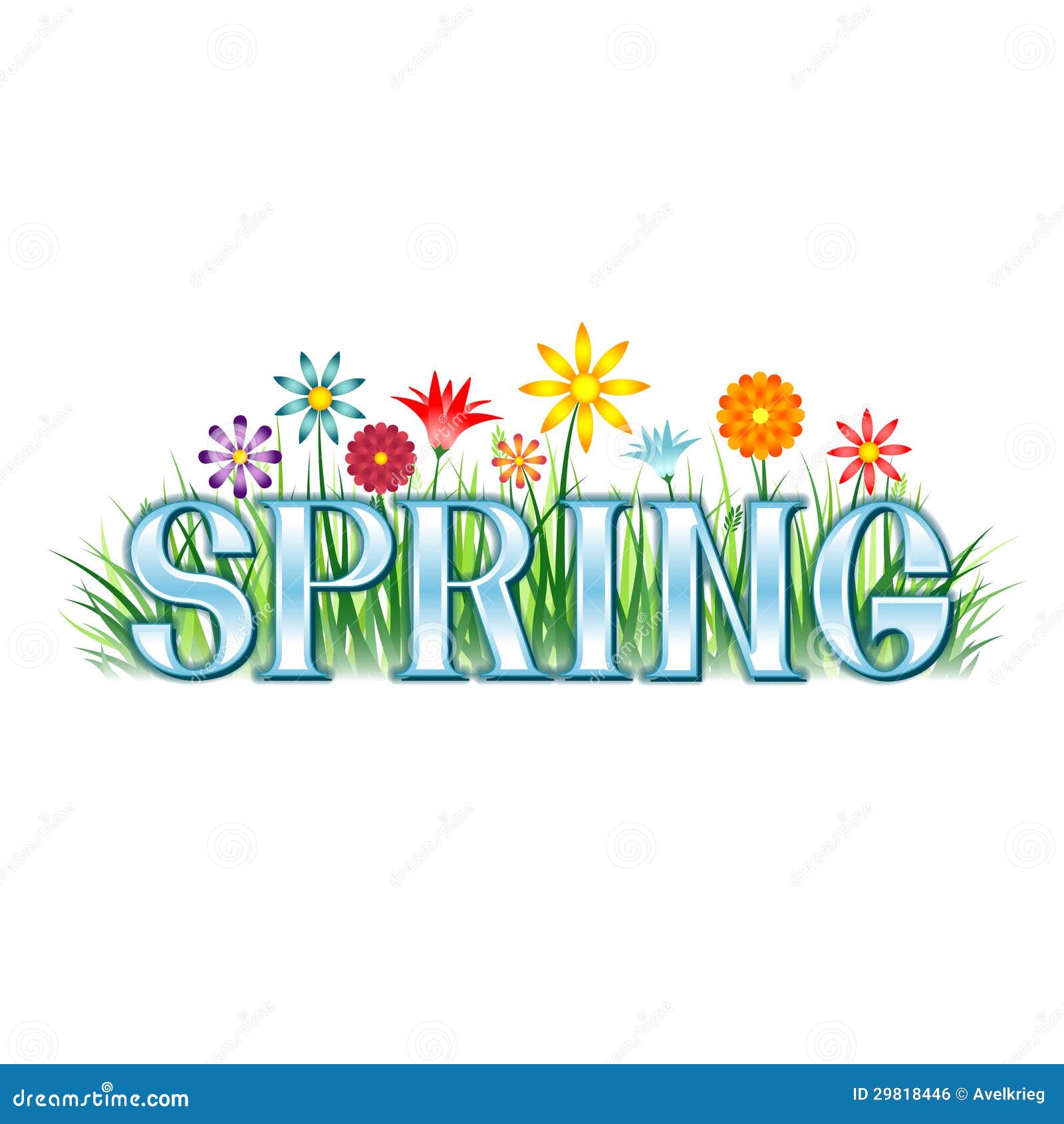 Spring Banner stock vector. Illustration of pollen, blossom - 29818446