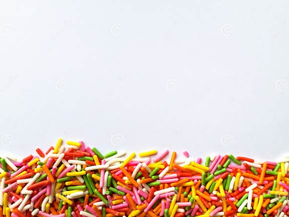 Colorful Sprinkle Background Stock Image - Image of food, topping: 65311147