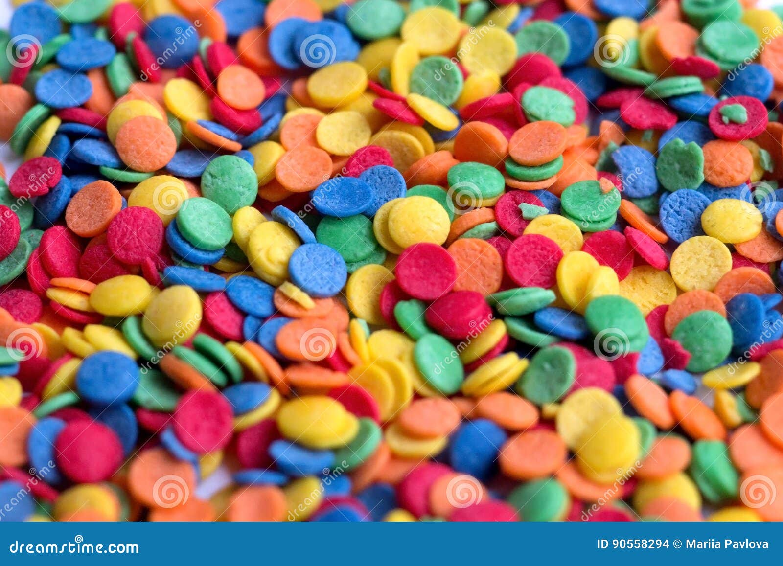 Colorful Sprinkles Dots Stock Photos - Royalty Free Images