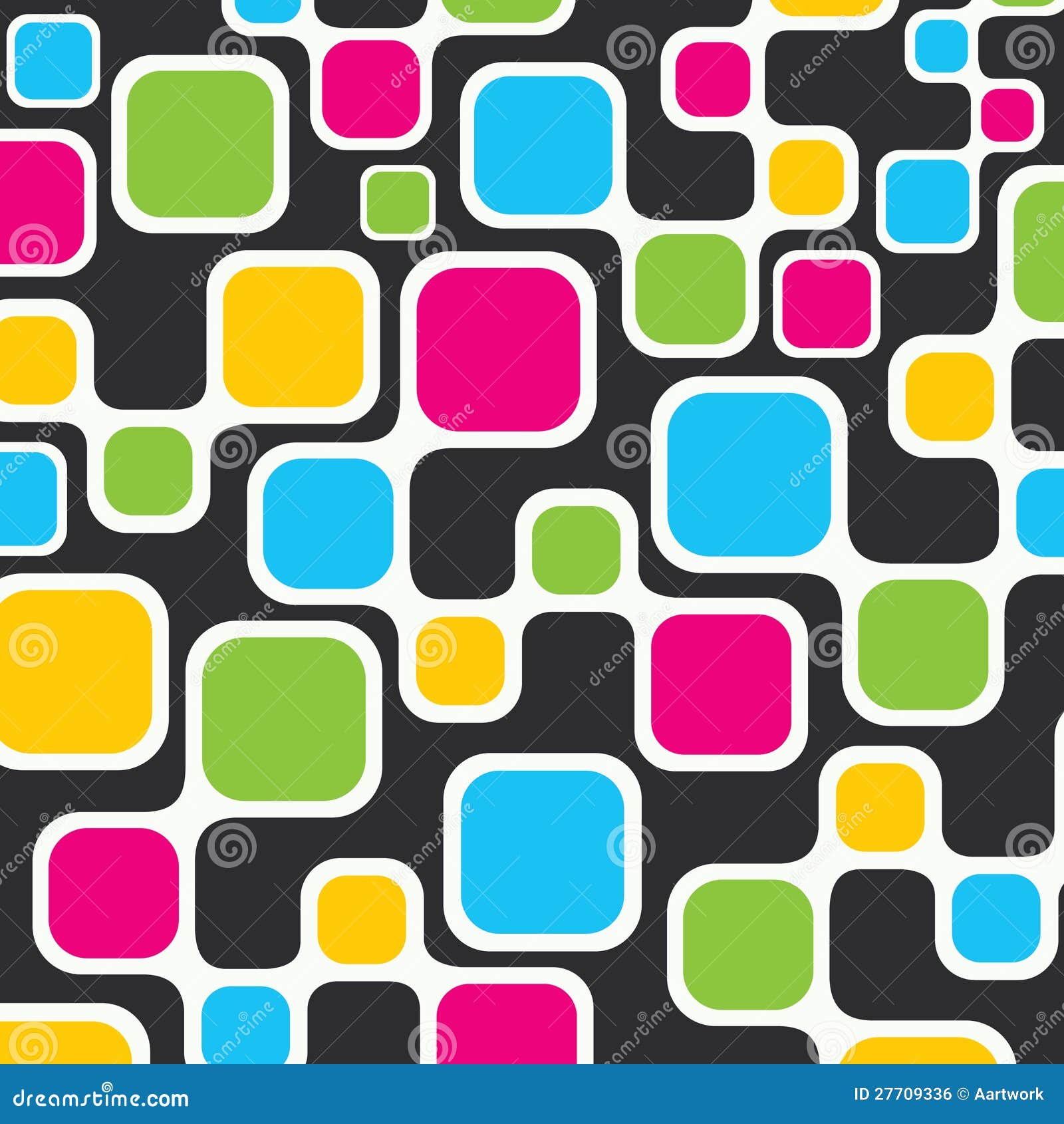 Colorful Square Labyrinth With Flowers. Developmental Game For Children ...