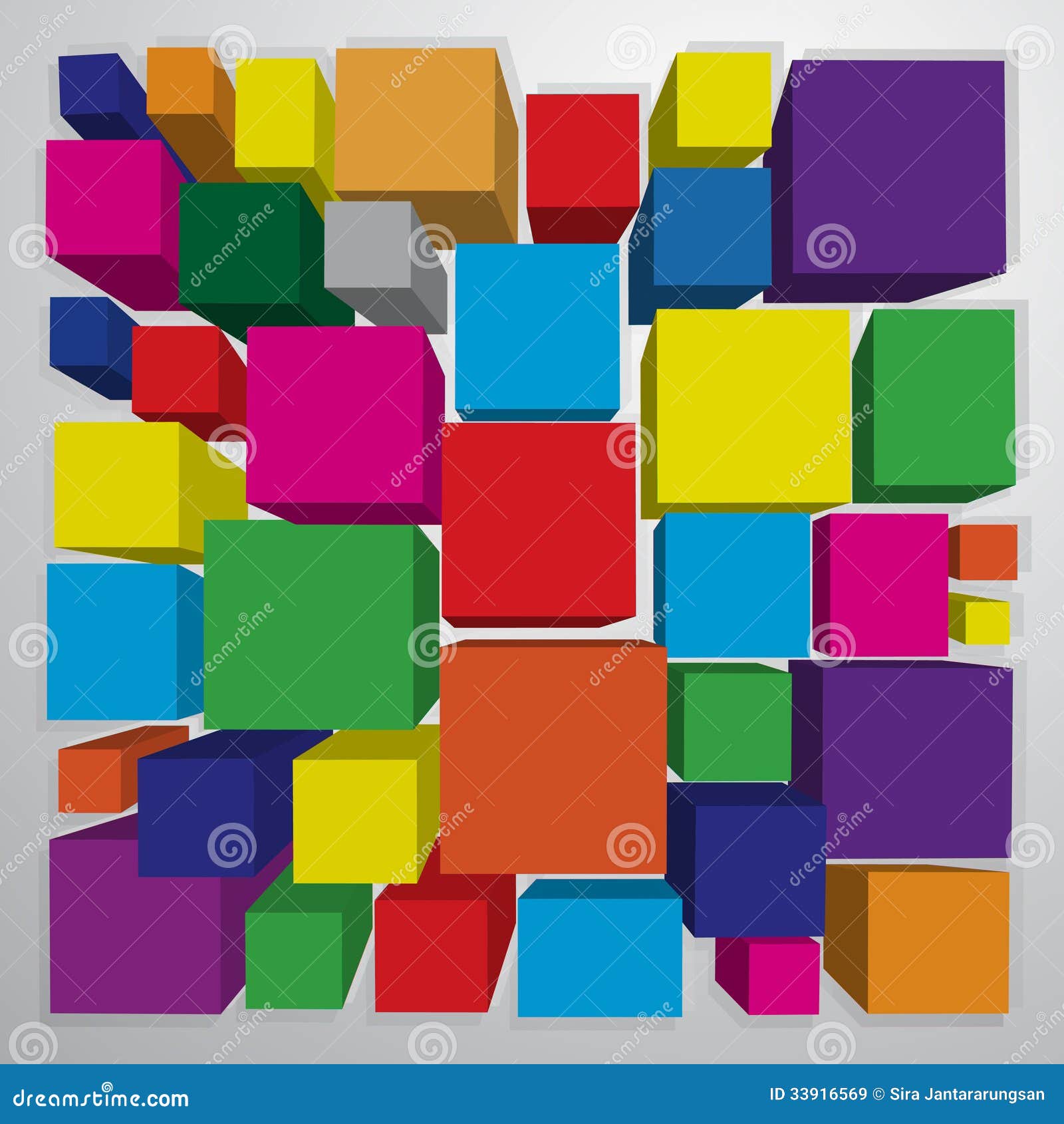 Colorful Square background stock illustration. Illustration of concept ...