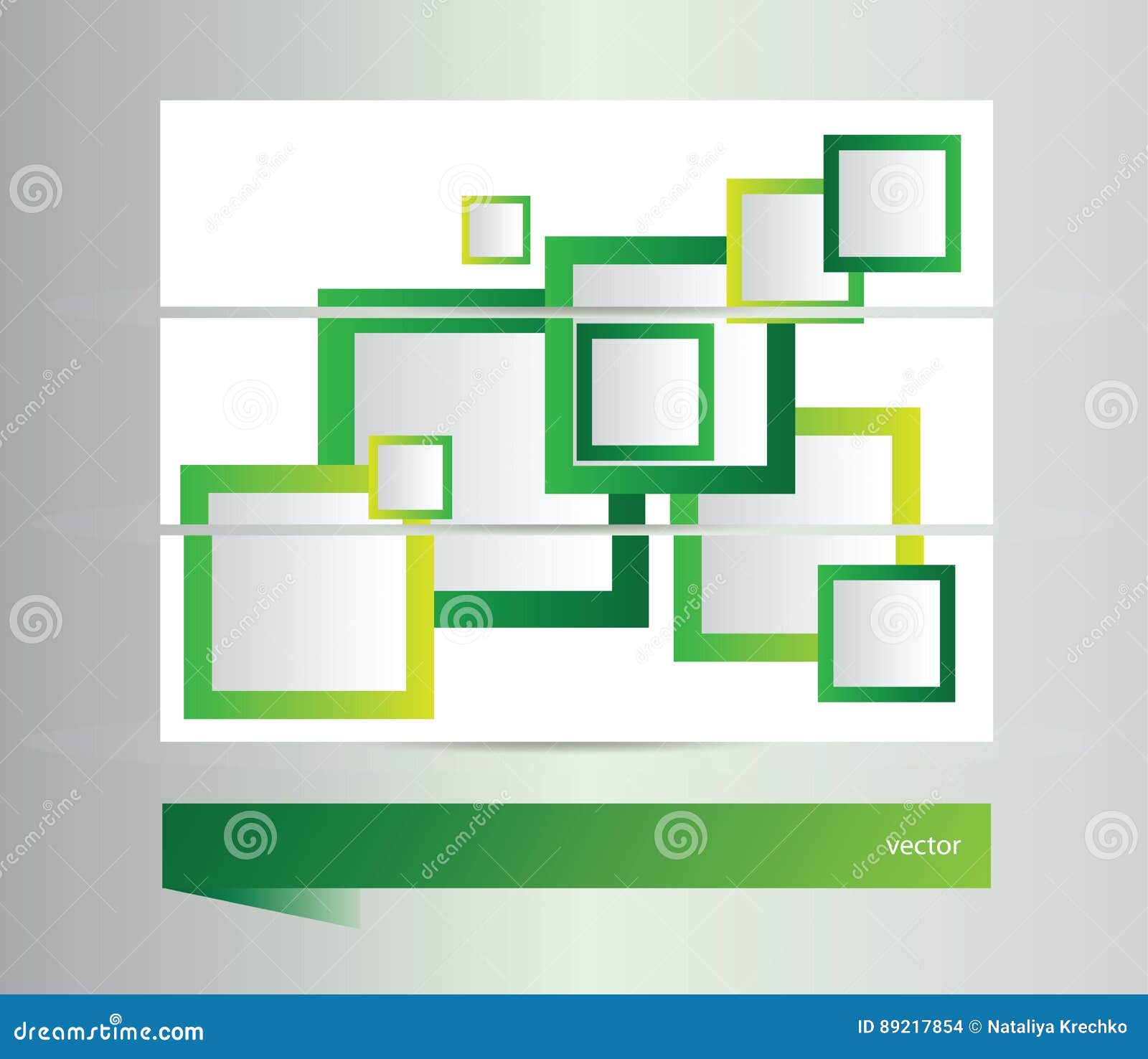 Colorful Square banners stock vector. Illustration of banner - 89217854