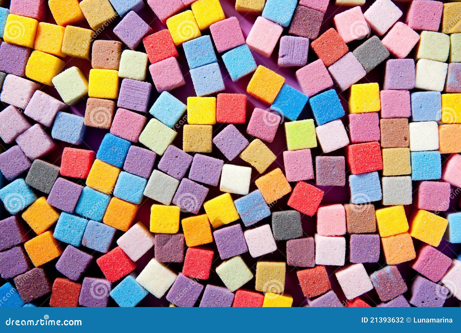 Colorful Square Foam Cubes Texture Stock Photo - Image of background ...