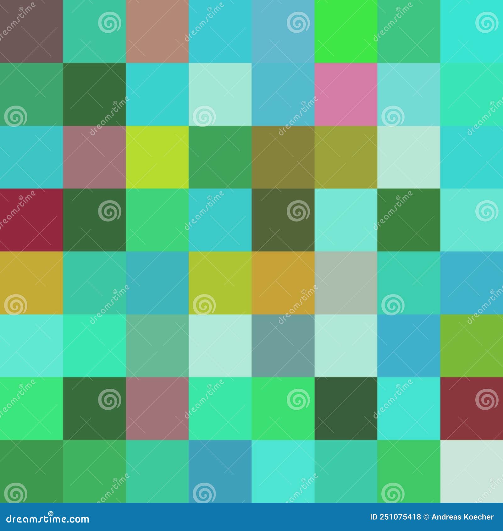 Colorful Square Mosaic Background Design Stock Illustration ...