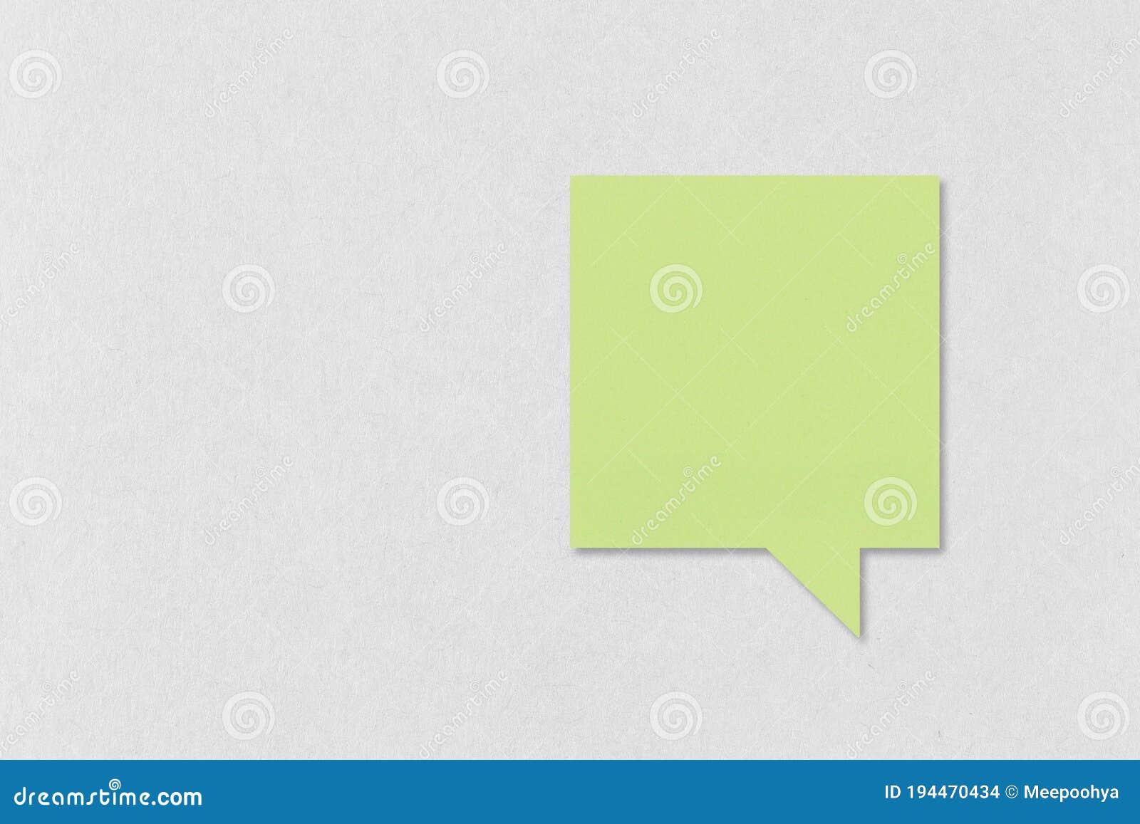 Colorful Square Note Paper on White Paper Background Stock Photo ...