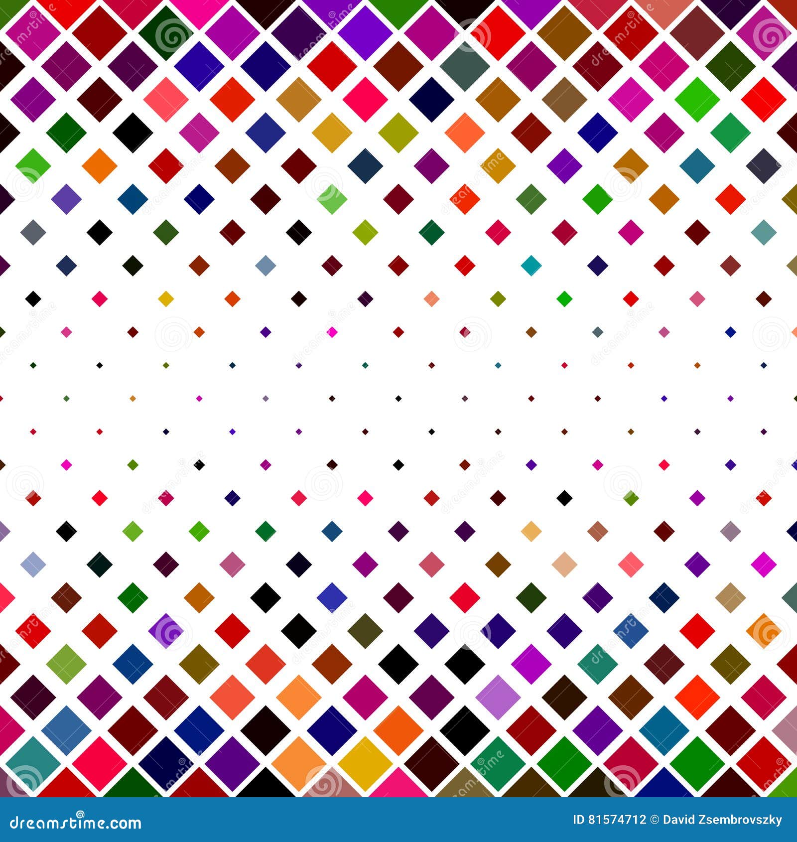 Colorful Square Pattern Border Background Design Stock Vector ...