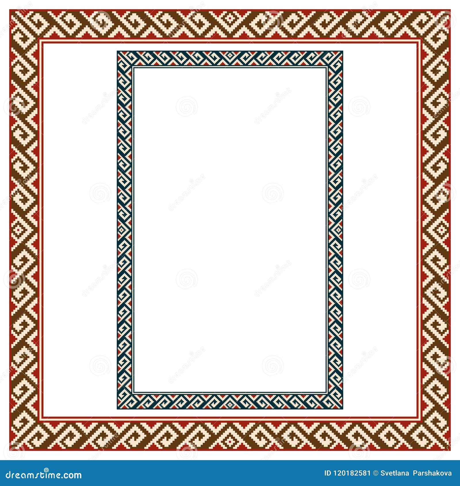 Colorful Square and Rectangular Frames Stock Vector - Illustration of ...