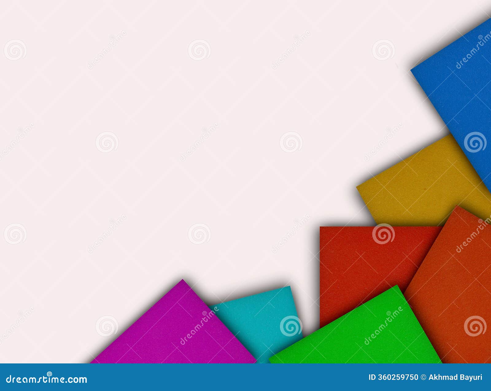 Colorful Square Sponge Foam with Copy Space Stock Photo - Image of ...