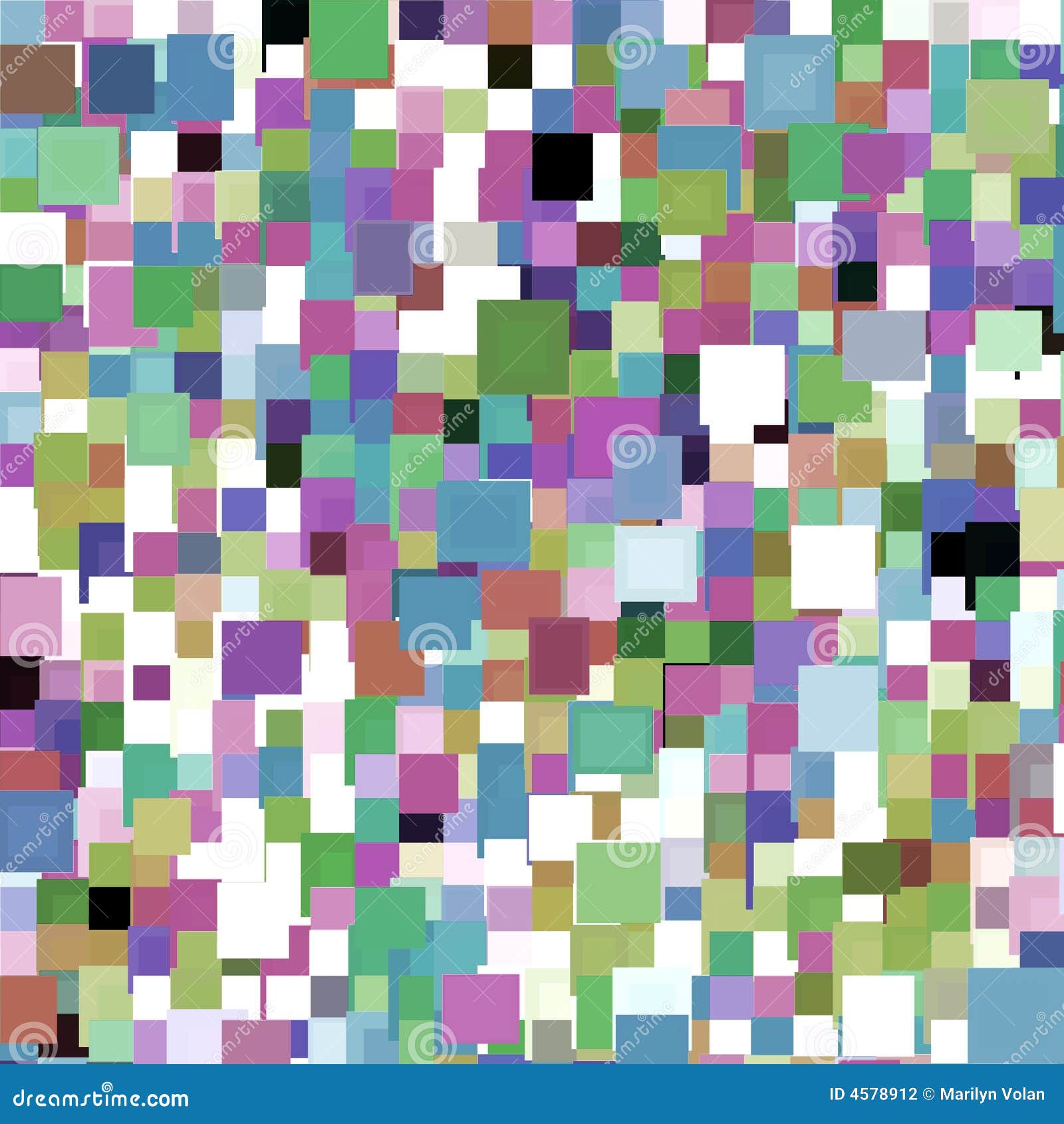 Colorful Squares Background Stock Illustration - Illustration of ...