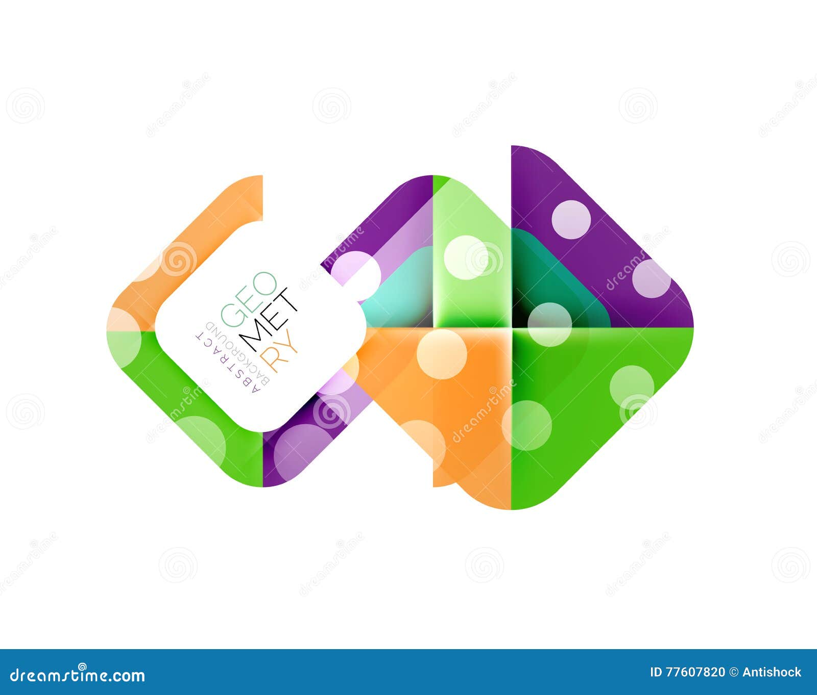 Colorful Squares, Geometric Elements Stock Vector - Illustration of ...
