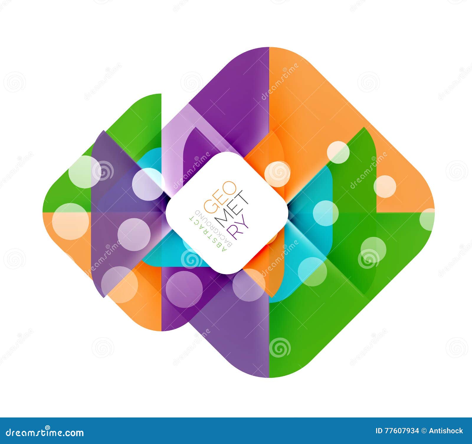 Colorful Squares, Geometric Elements Stock Vector - Illustration of ...