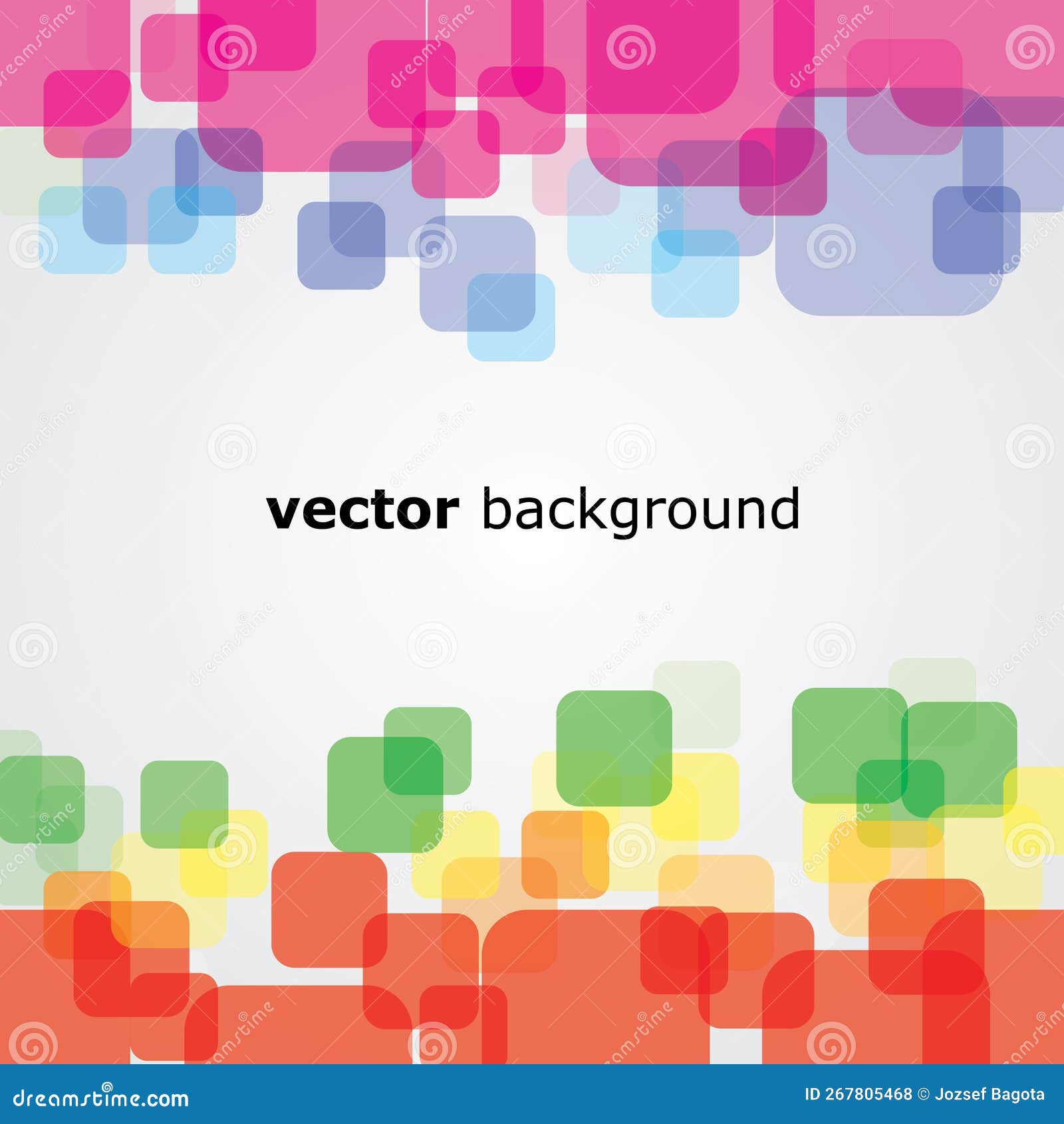 Colorful Squares Vector Background Stock Vector - Illustration of ...