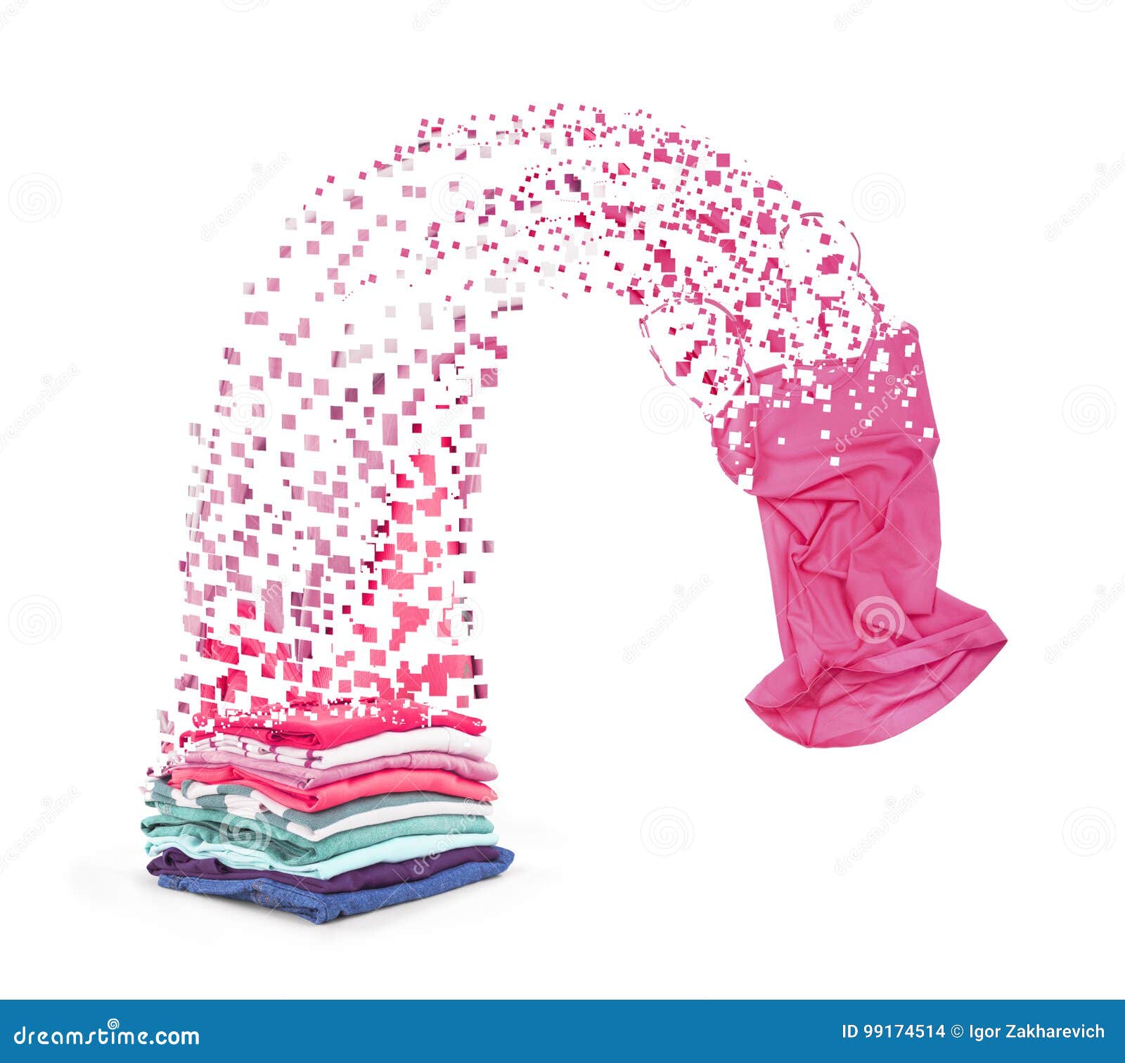 Clothes Falling Out Of The Washing Machine Stock Image | CartoonDealer ...