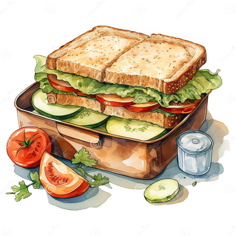 Colorful Stack of Lunch Boxes for Healthy Eating Stock Image ...