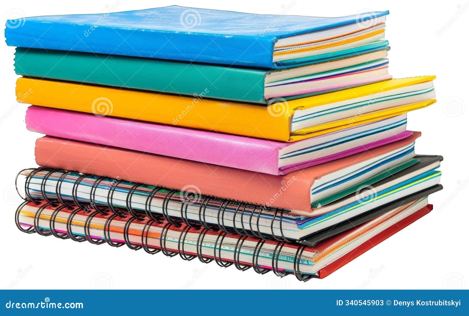 A Stack Of Journals Each One Adorned With A Soft Pastelcolored Fabric ...