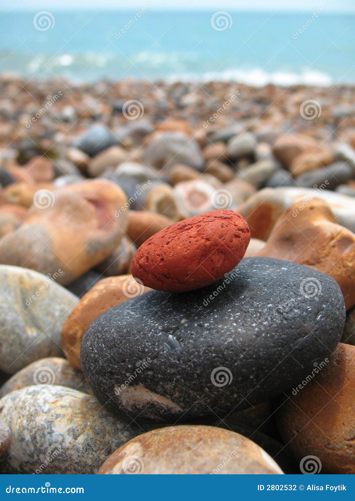 Colorful stack of rocks stock photo. Image of balance - 2802532