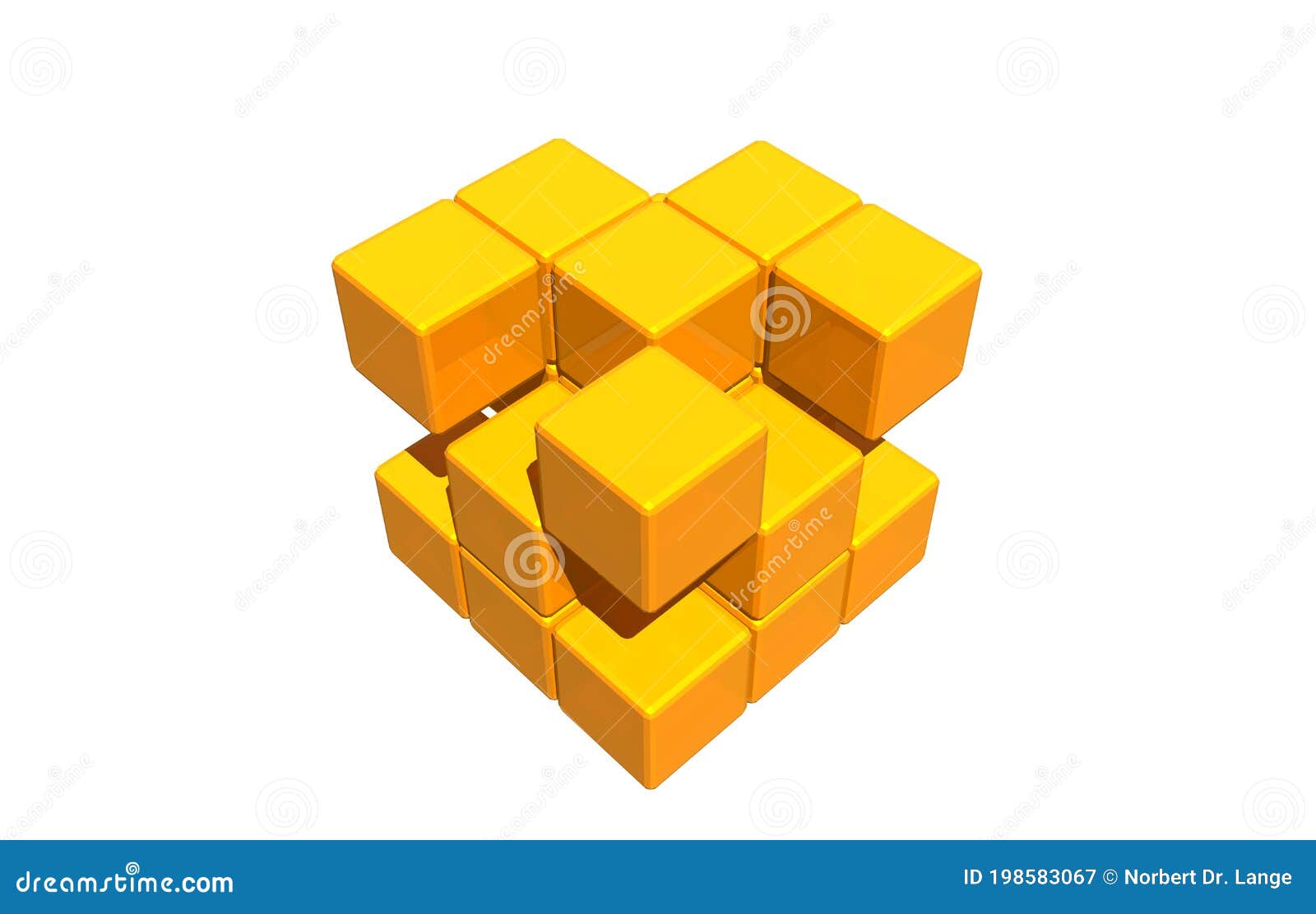 Stacked Cubes With A PFAS Word On It. 3D Rendered Illustration ...