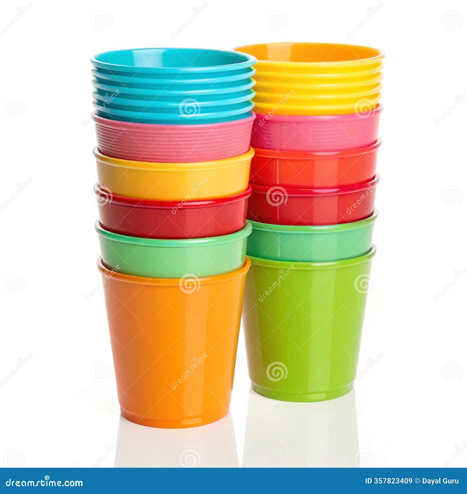 Colorful Stacked Bar Chart Showing Sales Breakdown Royalty-Free Stock ...