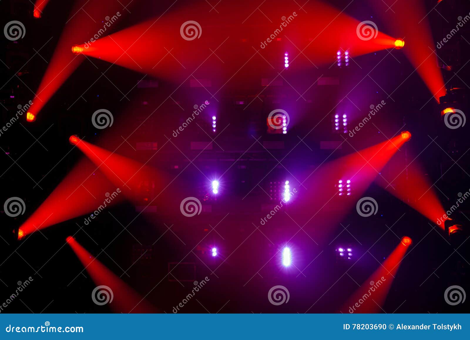 Colorful Stage Light Background Stock Photo - Image of performance ...