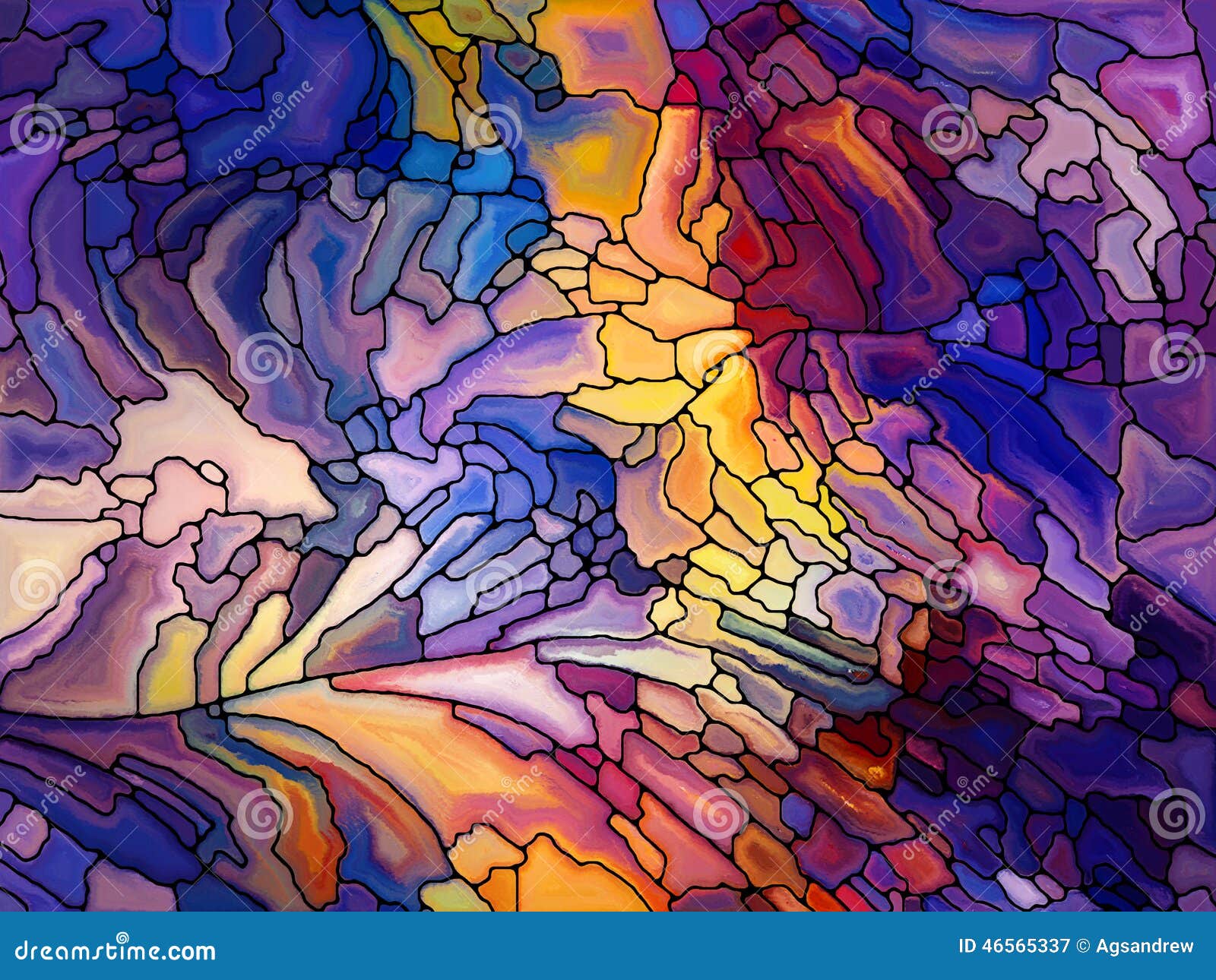 Colorful Stained Glass stock illustration. Illustration of colorful ...