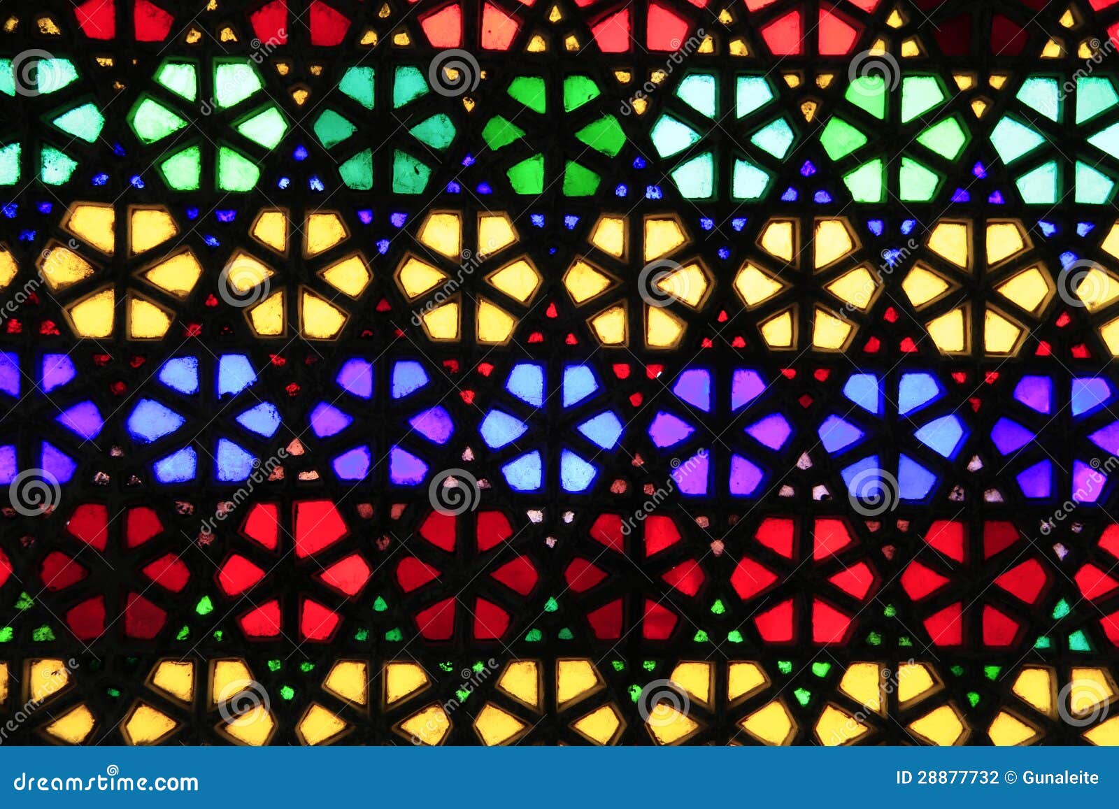 Colorful Stained Glass Window Stock Photo - Image of spectrum ...