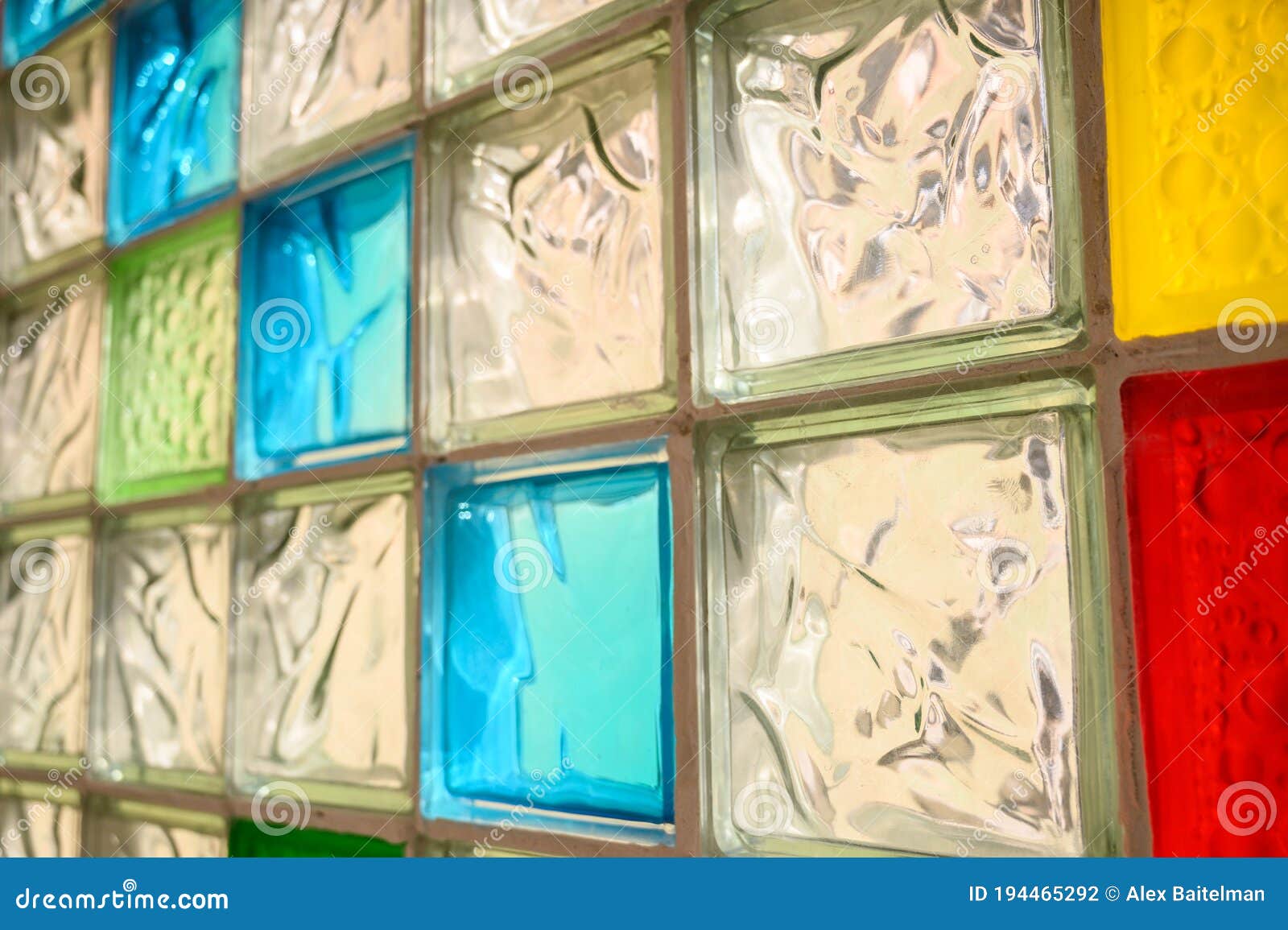 A Colorful Stained Glass Window Stock Photo - Image of window, grid ...