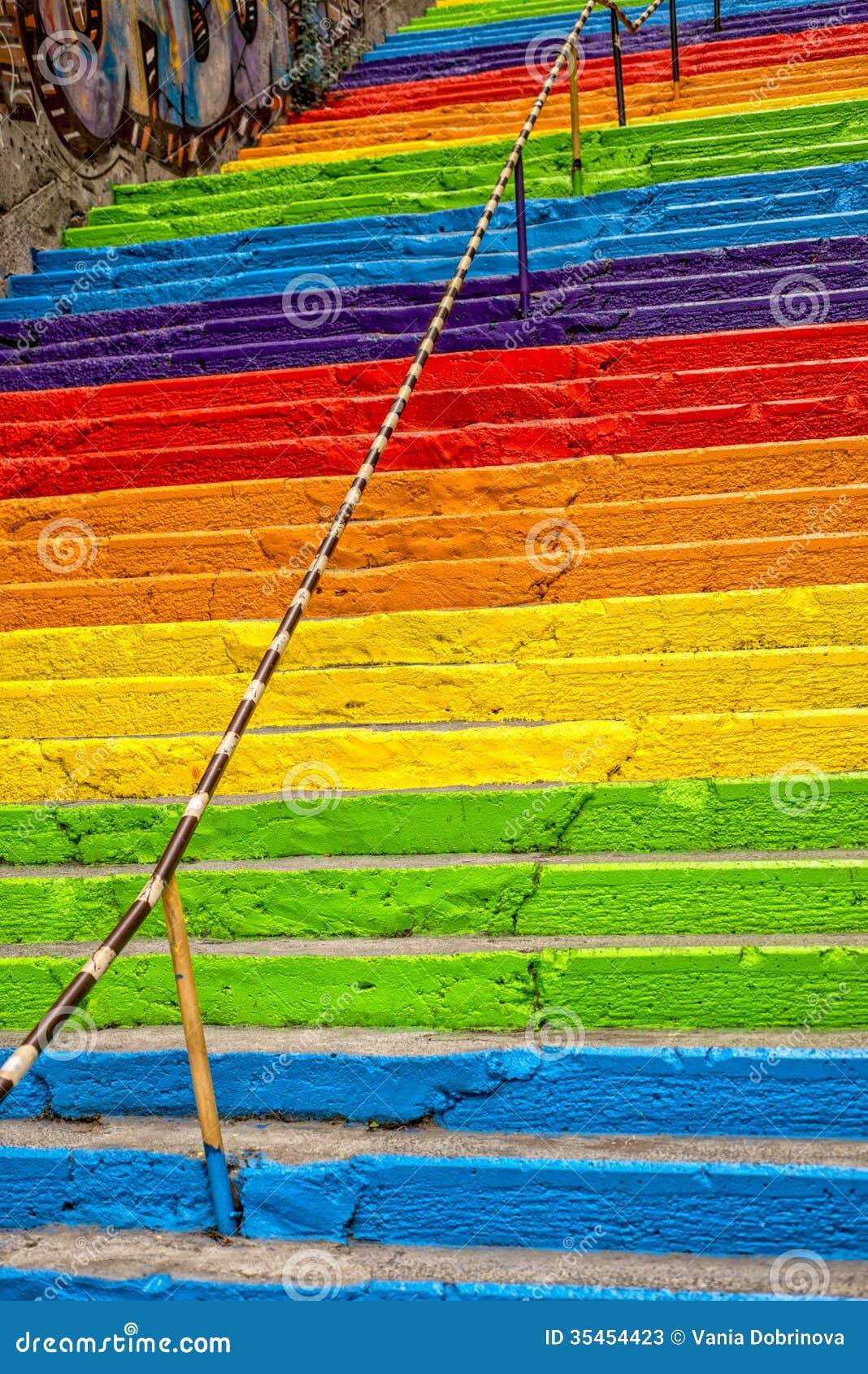Colorful stairs stock image. Image of built, decor, domestic - 35454423