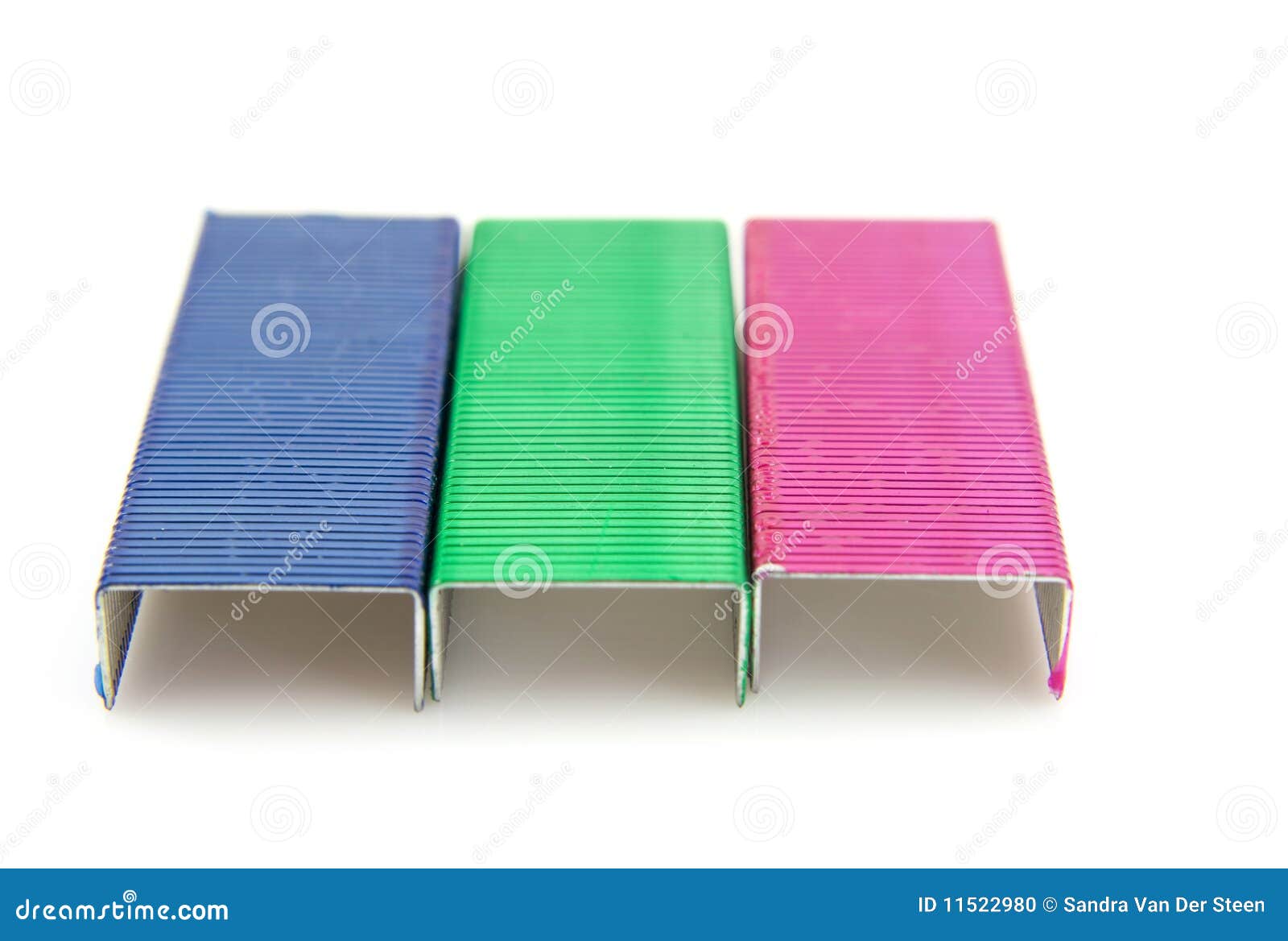 Colorful staples stock photo. Image of close, staples - 11522980