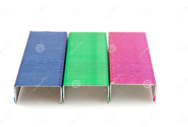 Colorful staples stock photo. Image of close, staples - 11522980