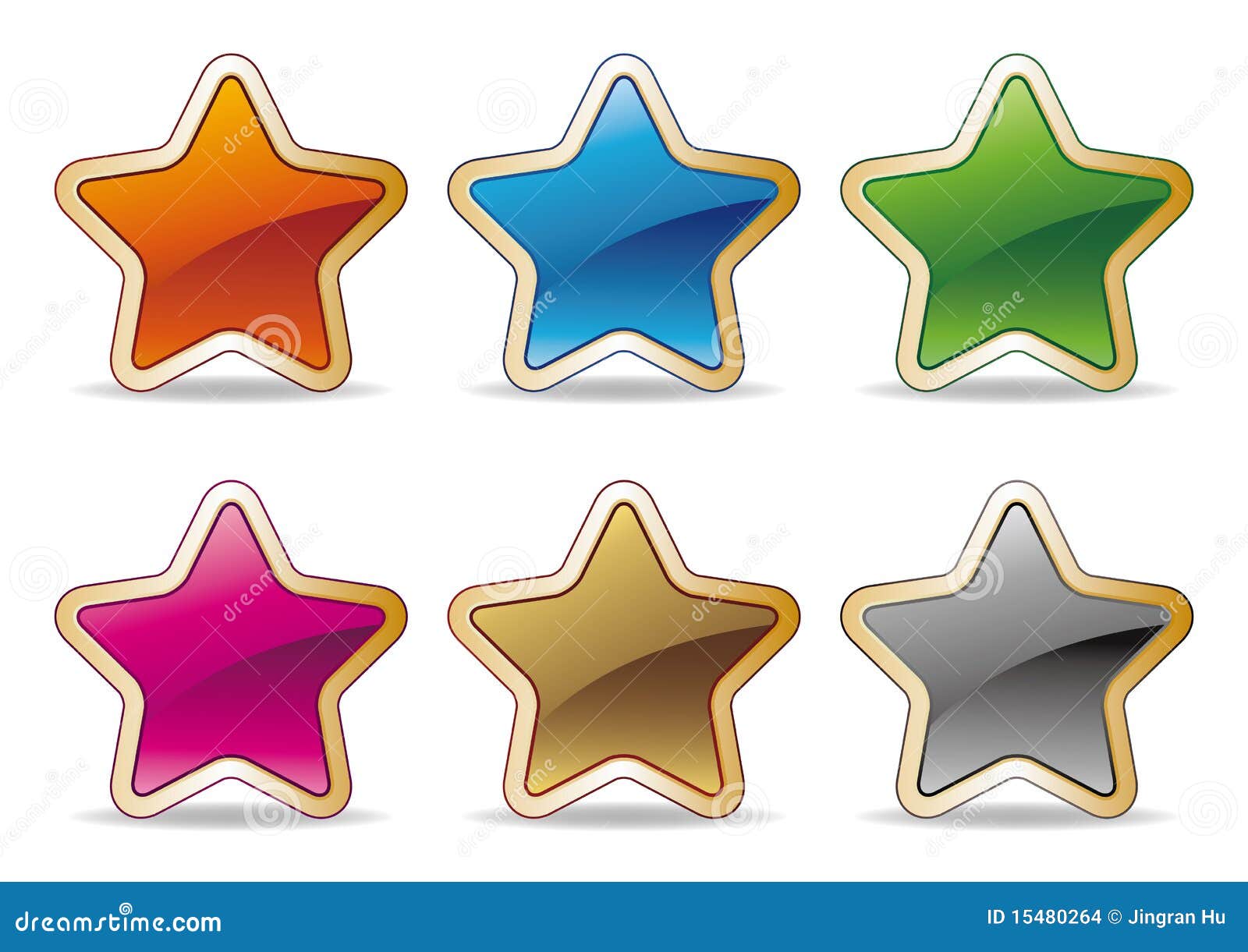 Colorful star stock vector. Illustration of bright, banner - 15480264