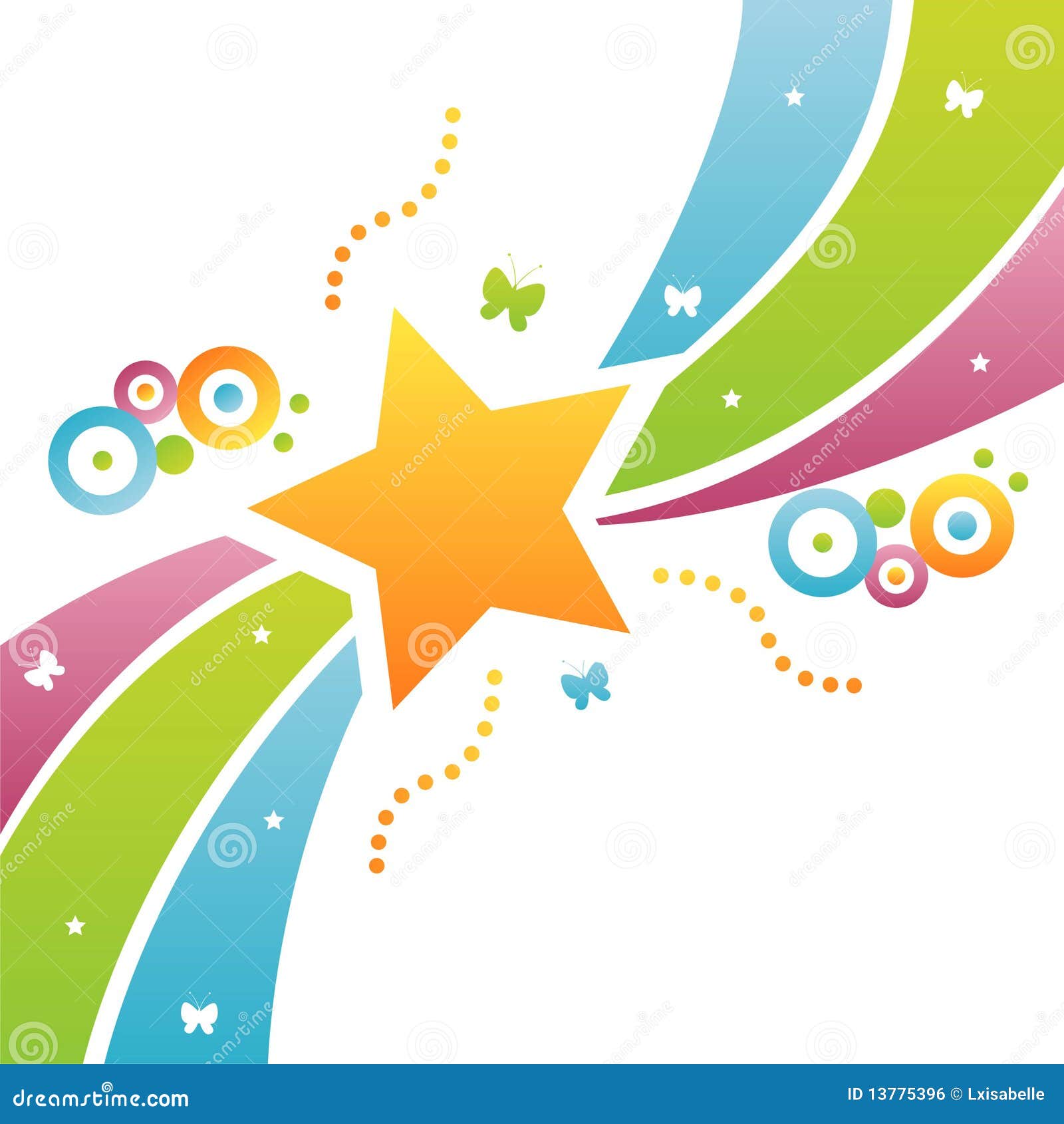 Colourful Star Backgrounds