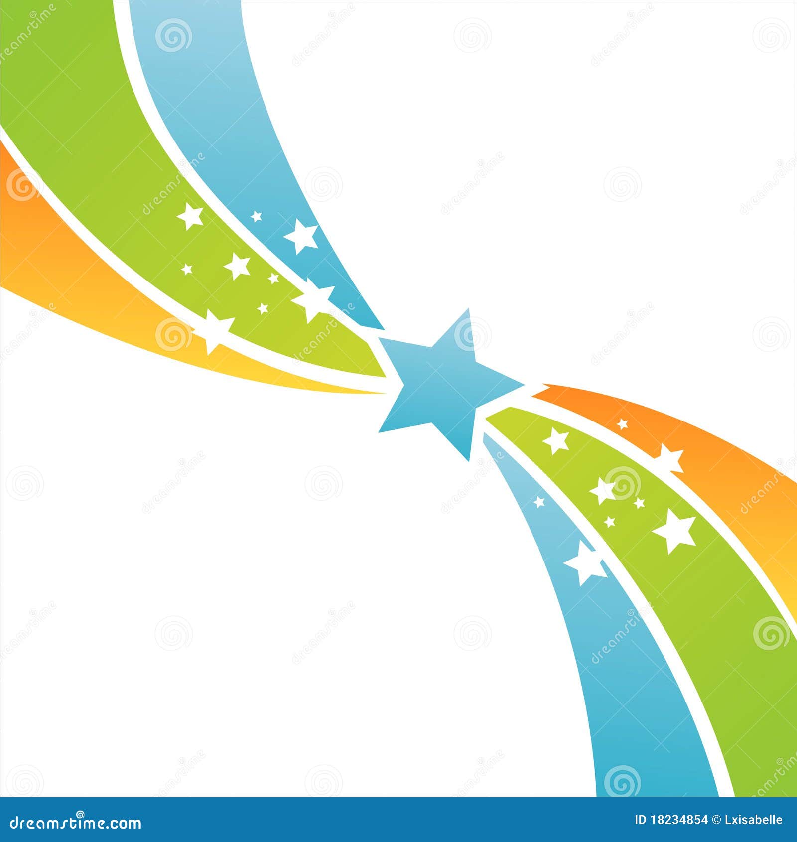 Colorful star background stock vector. Illustration of space - 18234854