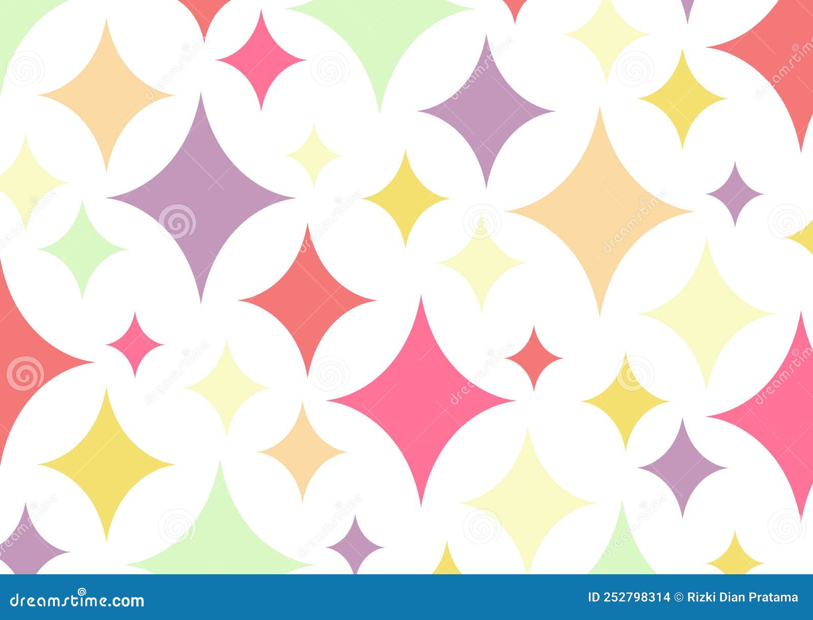Colorful Star Background on White Background Stock Vector ...