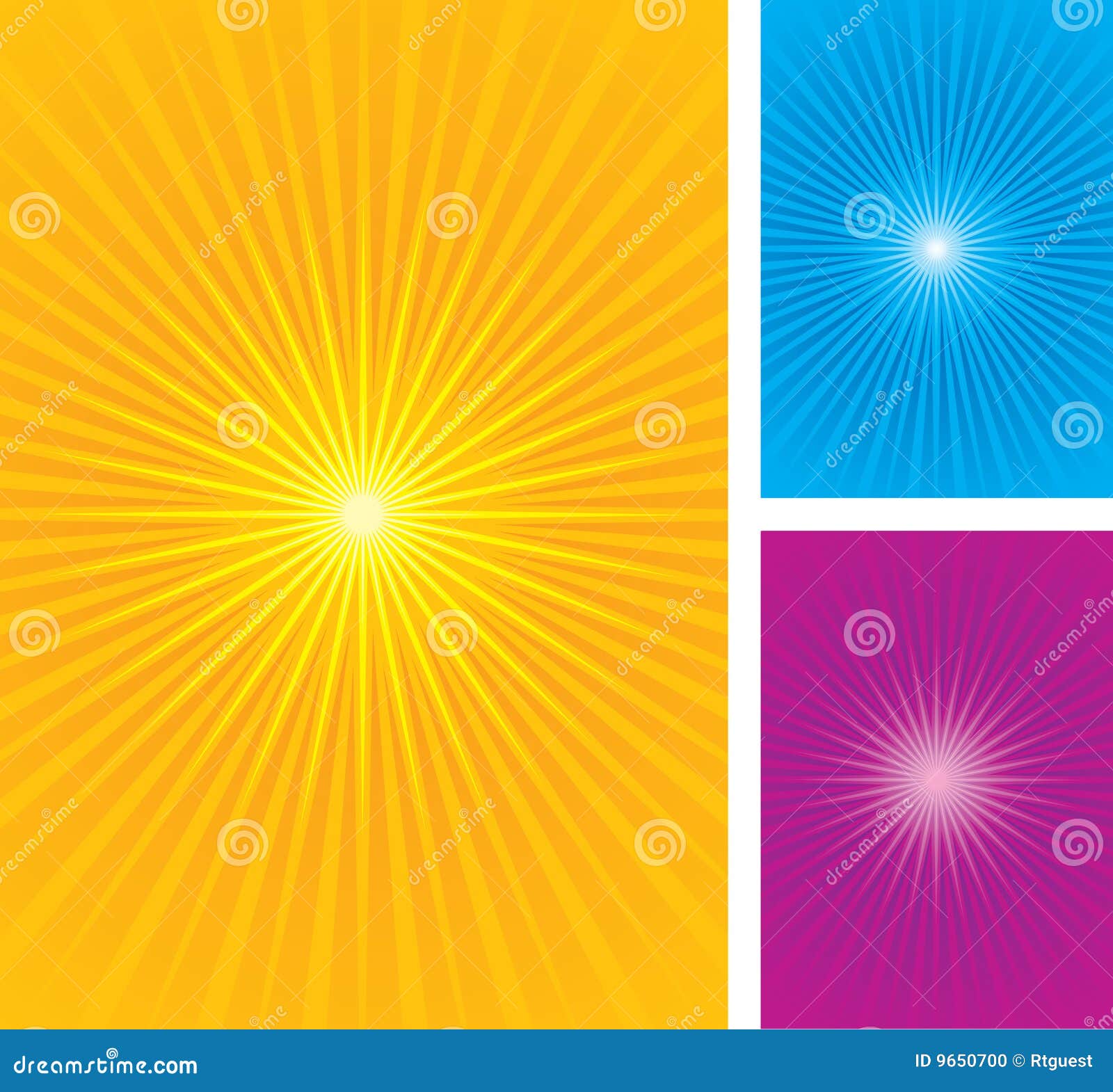Colorful Star Burst Background Stock Vector - Illustration of artistic ...