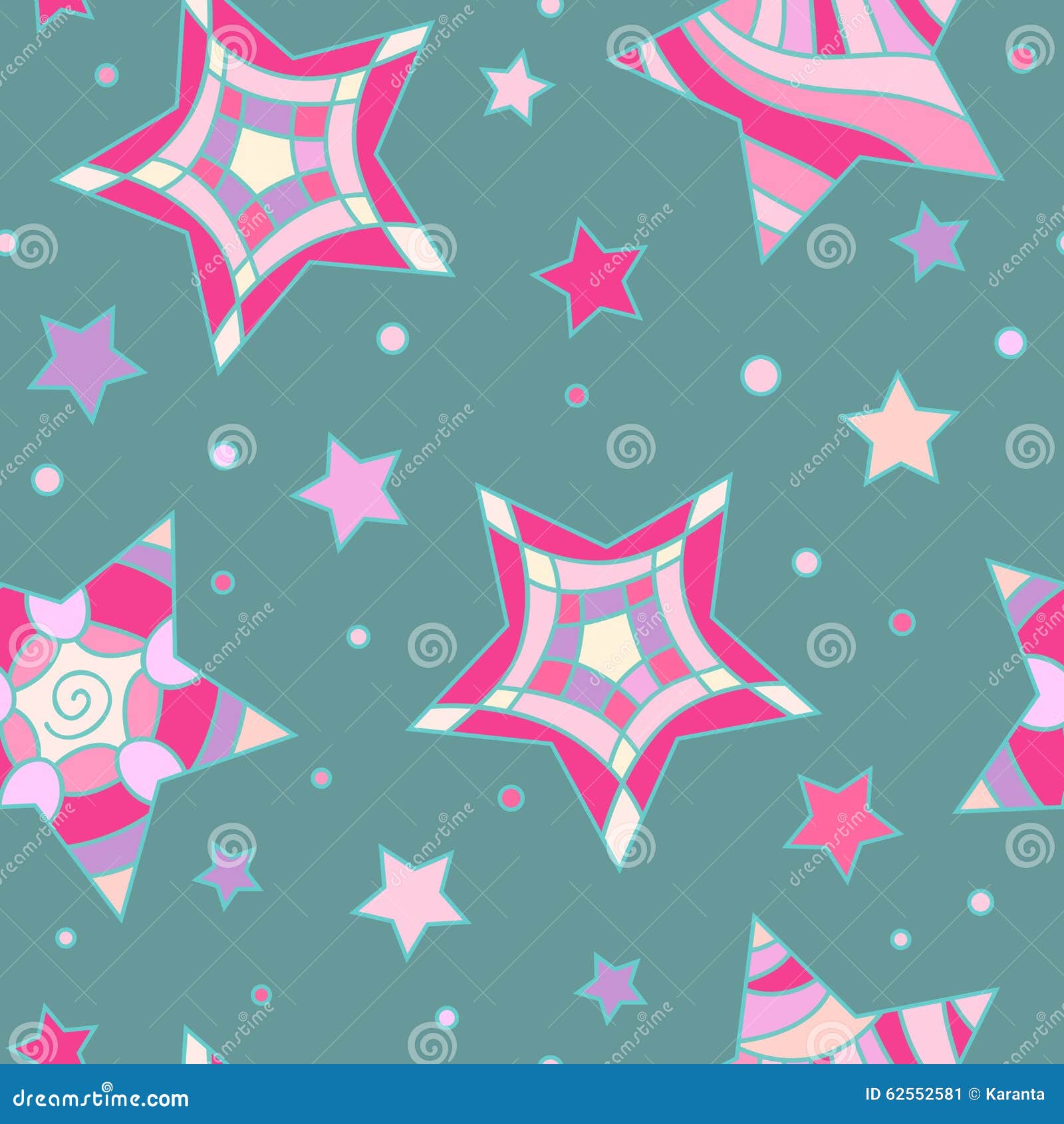 Colorful Star and Circle Texture Stock Vector - Illustration of ...