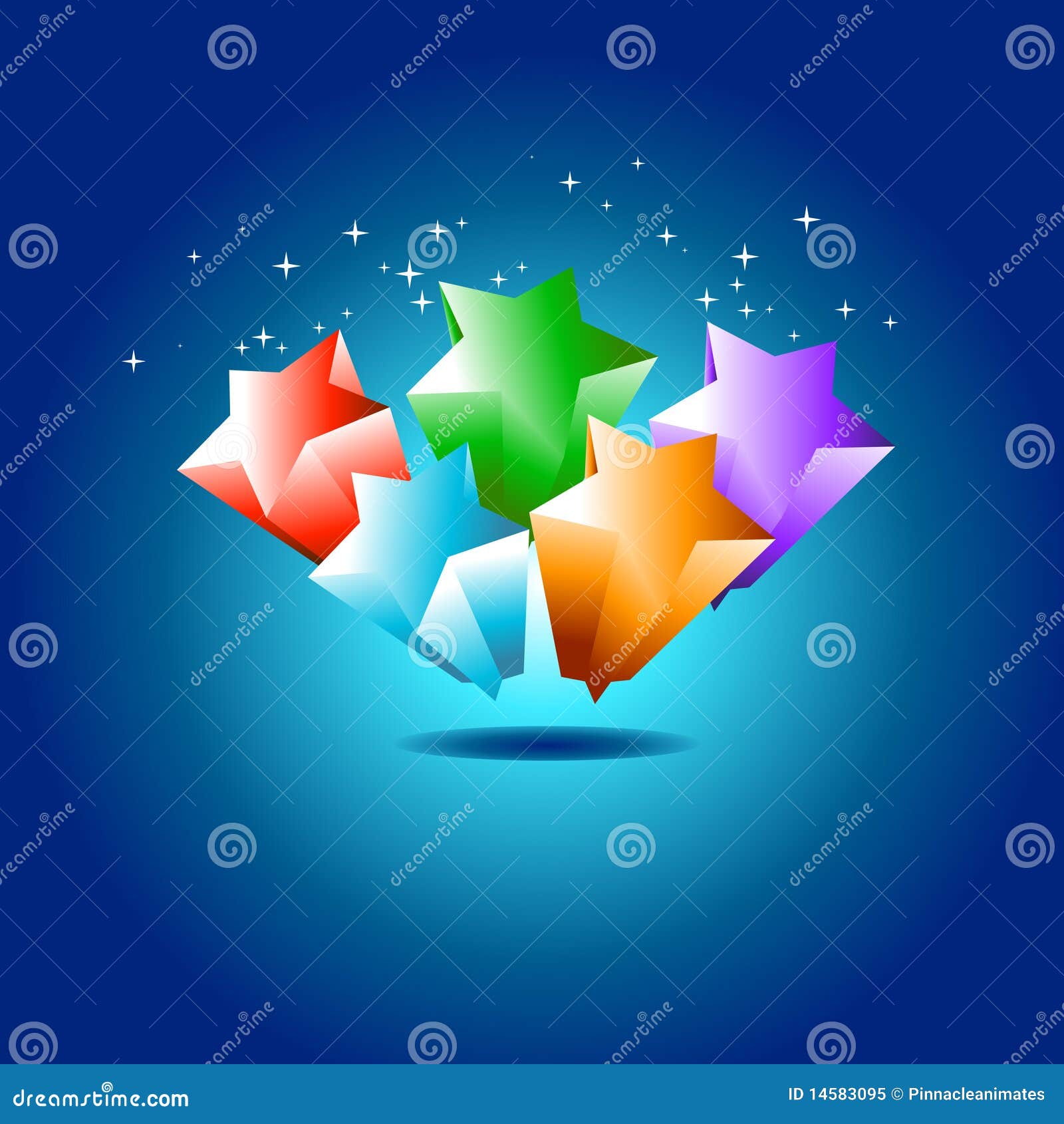 Colorful star design stock vector. Illustration of holiday - 14583095