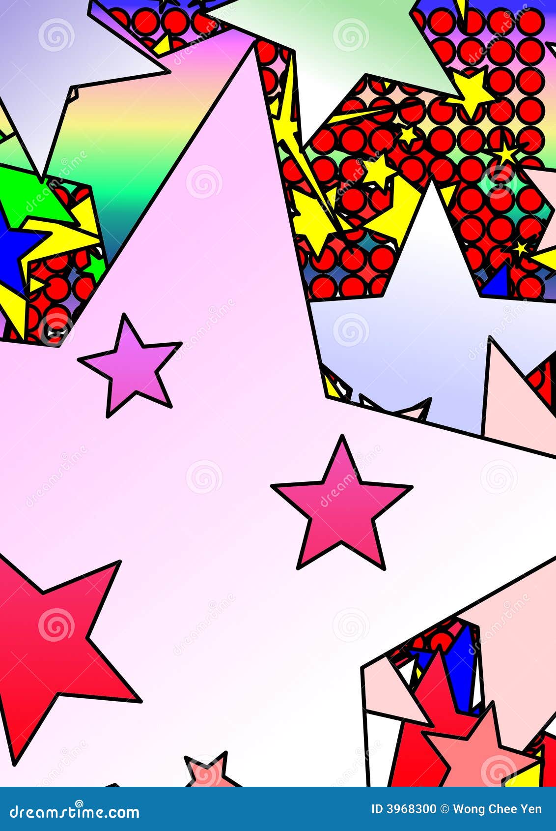 Colorful star pattern stock illustration. Illustration of graphical ...