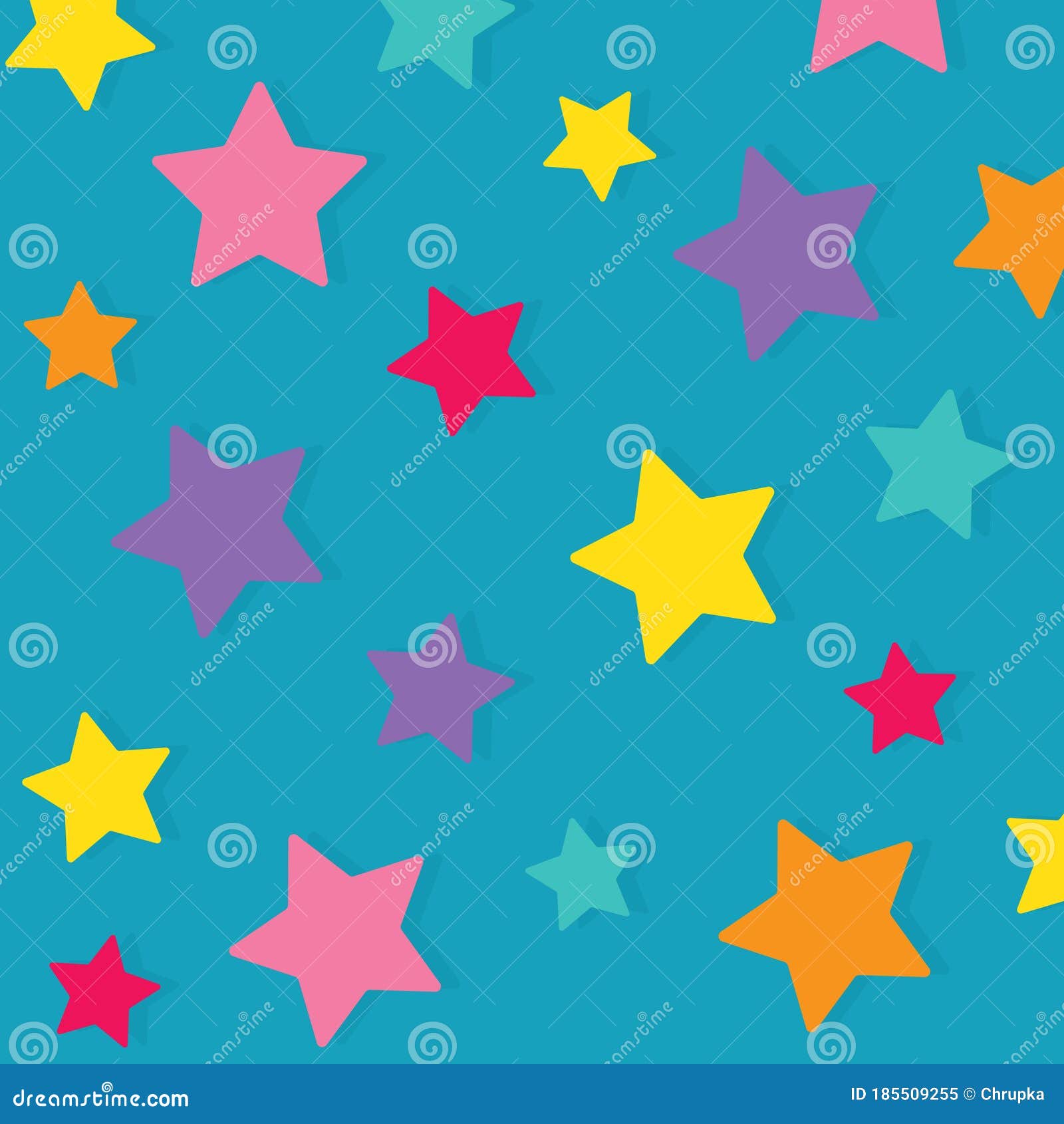 Colorful Star Shape Pattern Stock Vector - Illustration of texture ...
