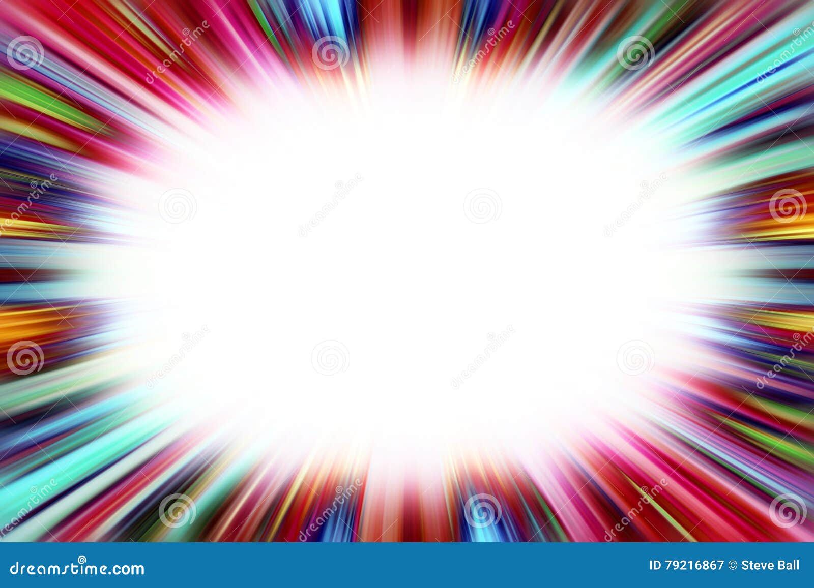 Colorful Starburst Explosion Border Stock Illustration - Illustration ...