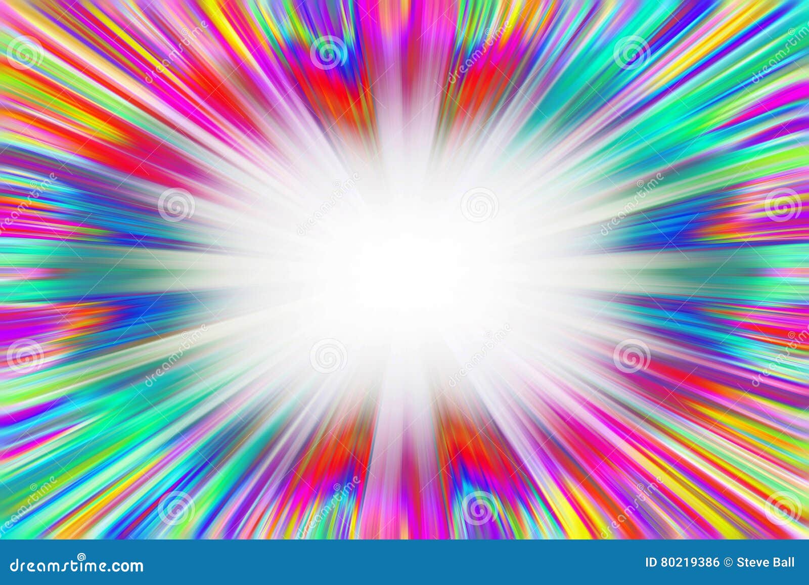 Colorful Starburst Explosion Stock Illustration - Illustration of ...