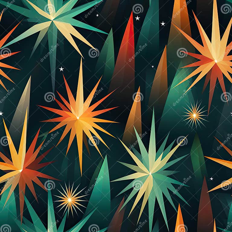 Colorful Starburst Pattern with Vibrant Colors and Dynamic Angles ...