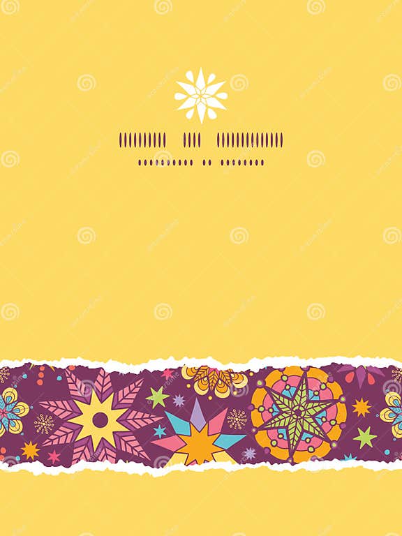 Colorful Stars Vertical Seamless Pattern Stock Vector - Illustration of ...
