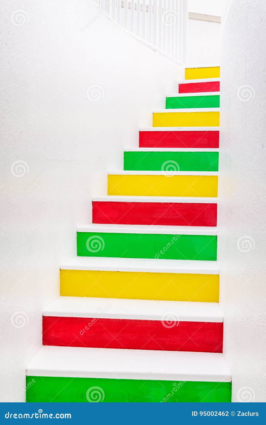 Colorful steps stock photo. Image of growth, blue, colorful - 95002462