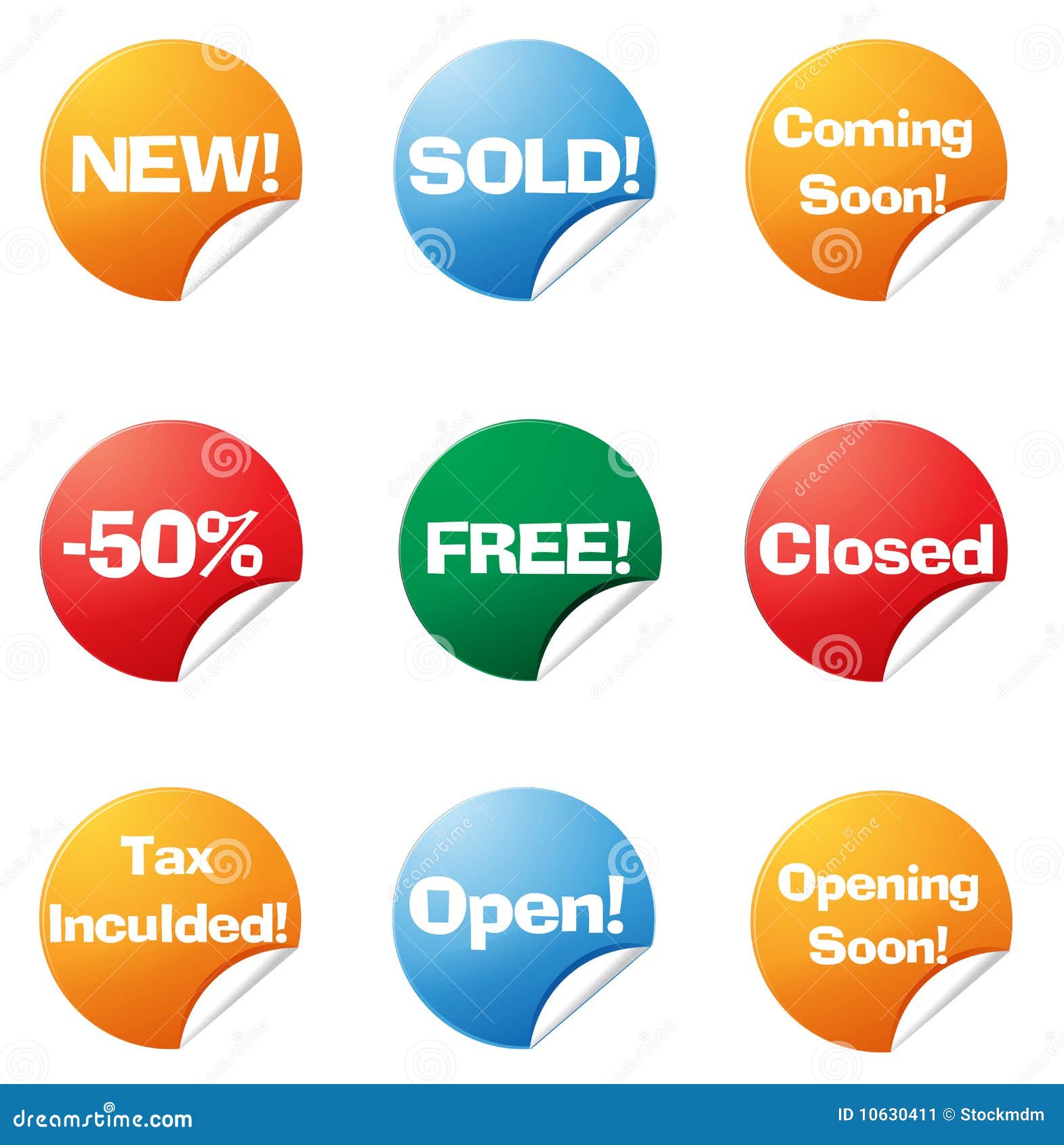 Colorful Sticker Stock Illustrations – 217,579 Colorful Sticker Stock ...