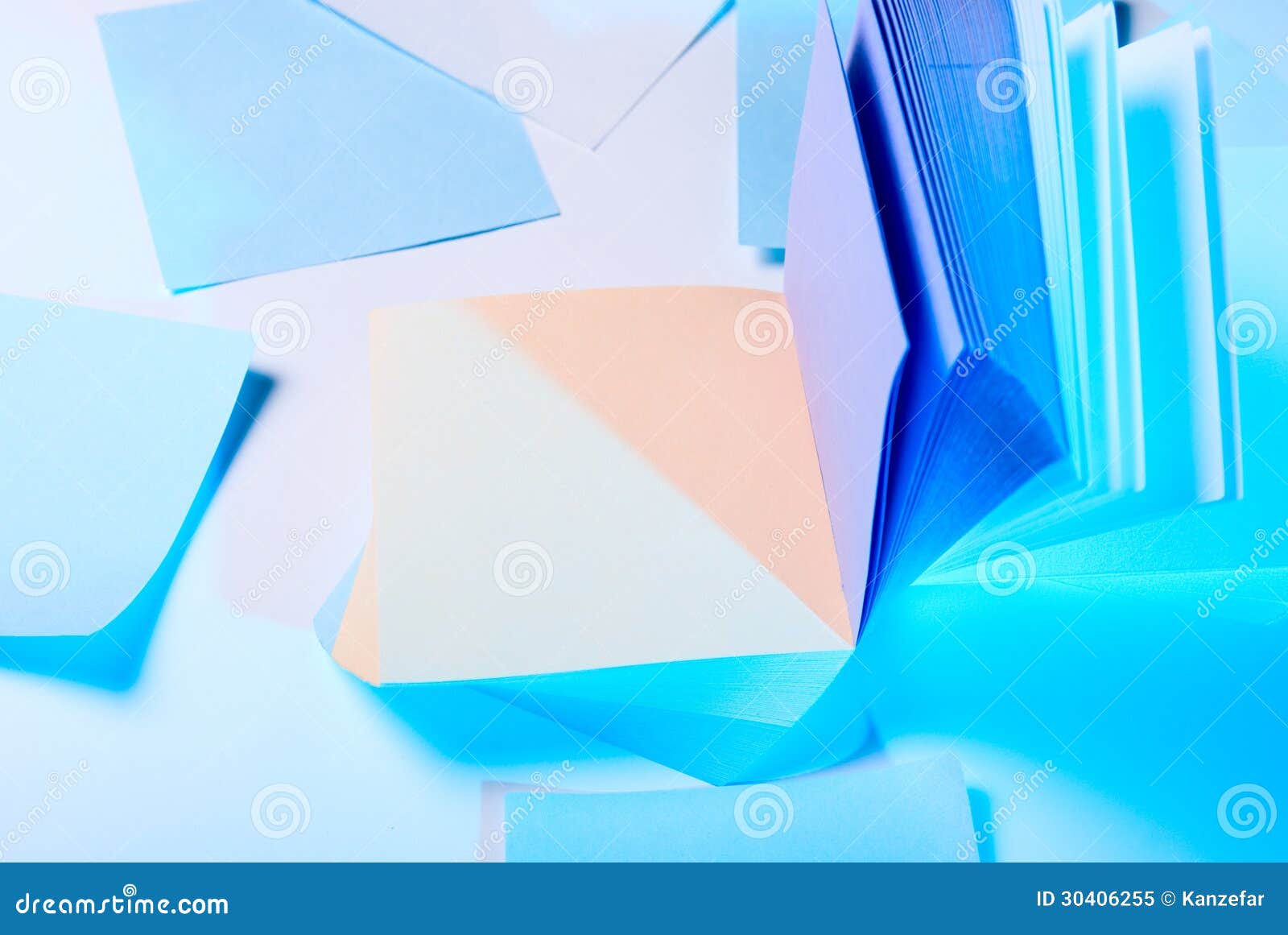 Colorful Sticky Note. Paper Records Stock Image - Image of attach ...
