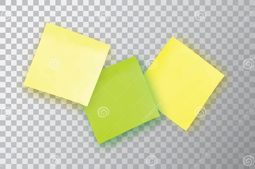 3 Colorful Sticky Note. Template for Your Projects Stock Vector ...