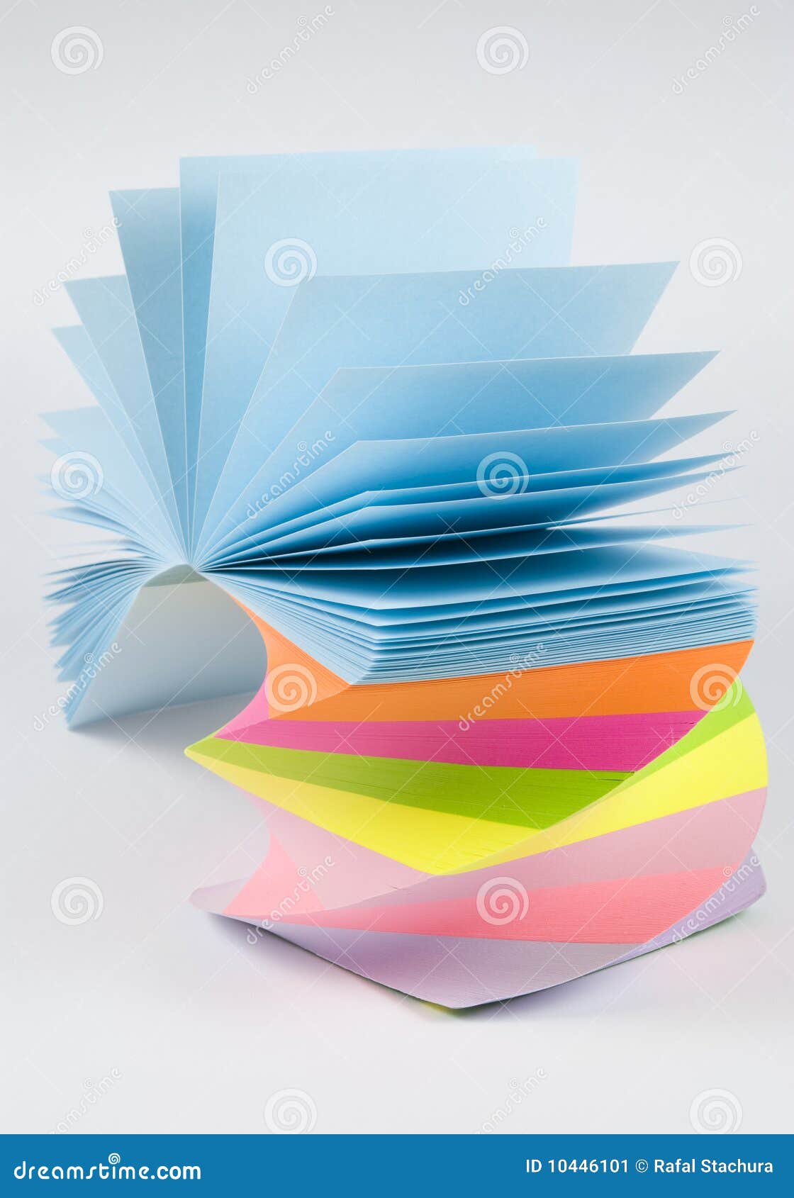 Colorful sticky notes stock image. Image of pink, green - 10446101