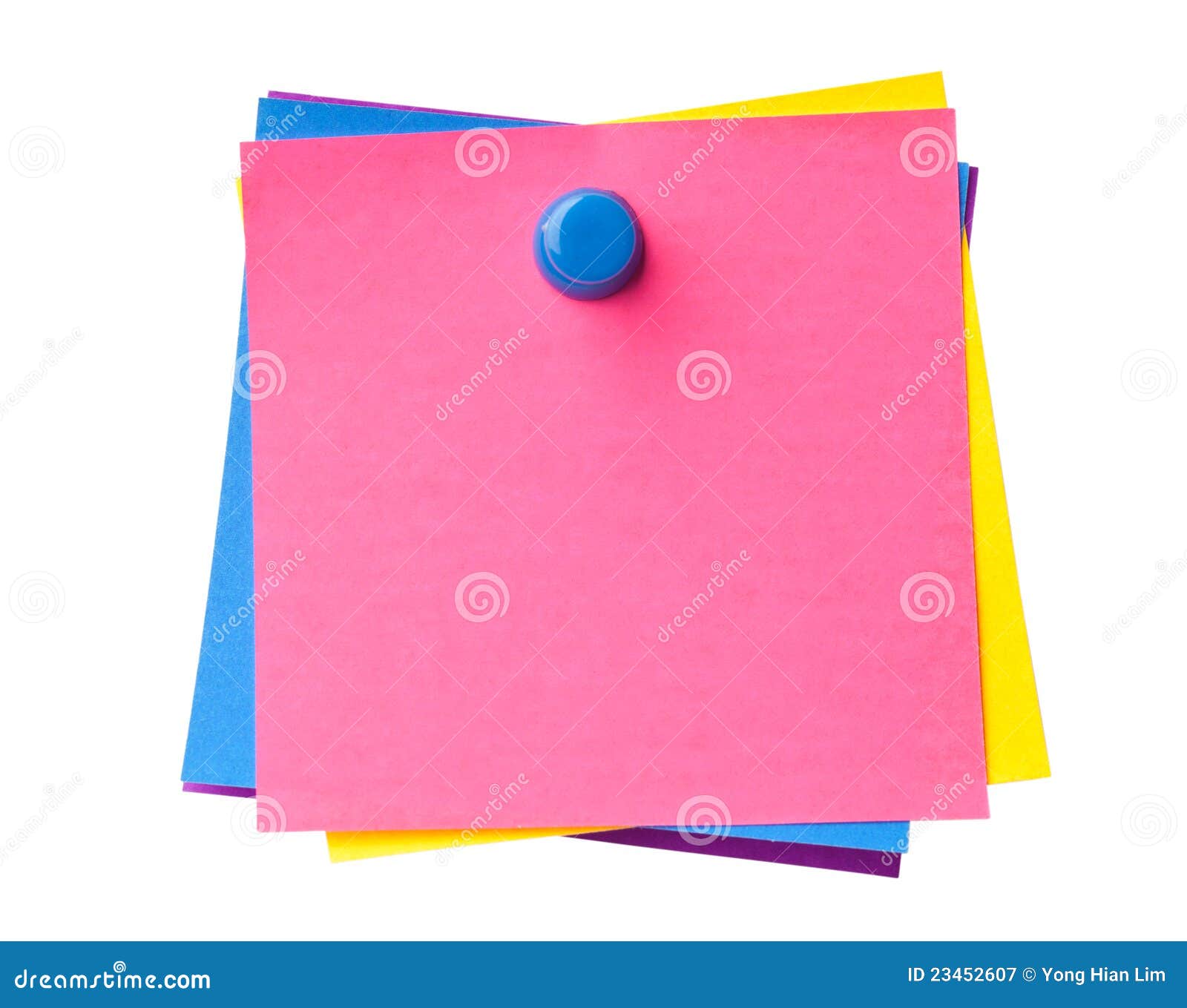 Colorful sticky notes stock image. Image of reminder - 23452607