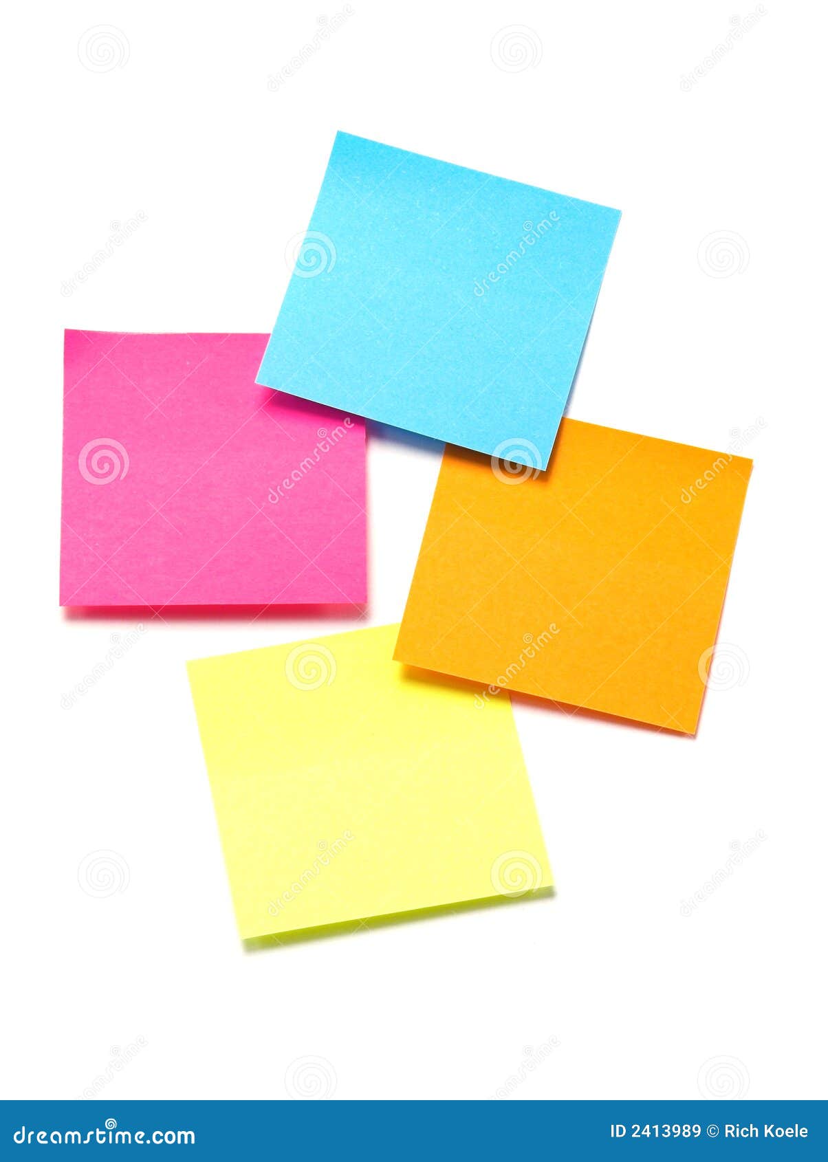 Colorful Sticky Notes stock image. Image of bulletinbaord - 2413989